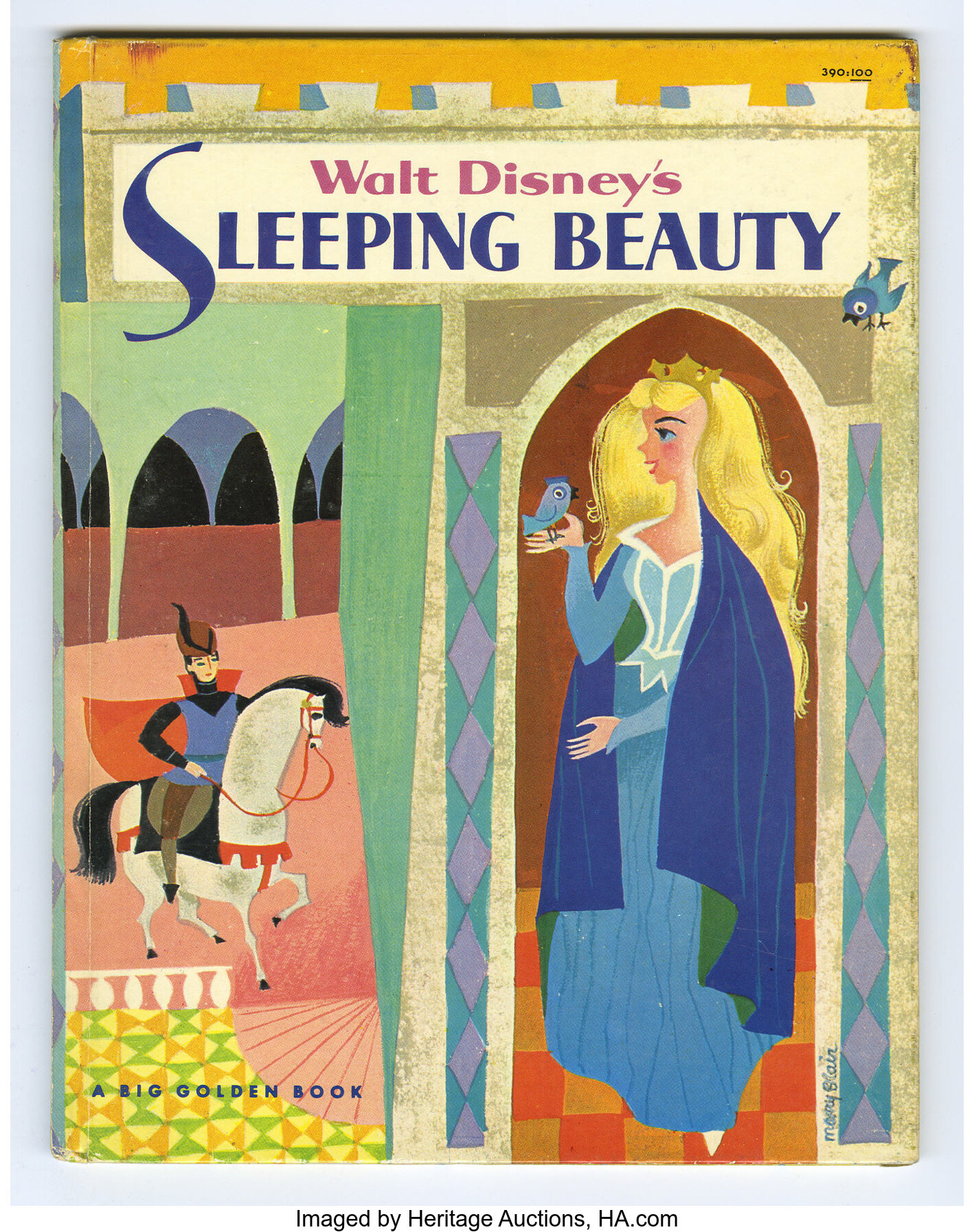 Sleeping Beauty Storybook Set Golden 1957 Includes Big Golden Lot