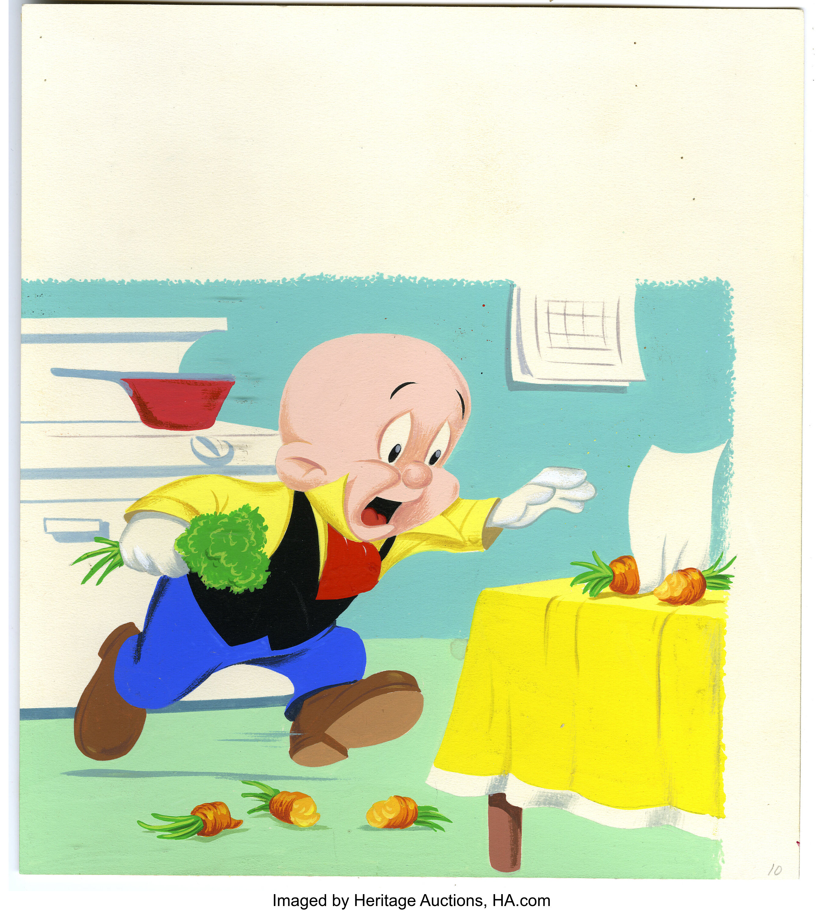 Western Publishing Artist - Elmer Fudd Illustration Original Art | Lot ...