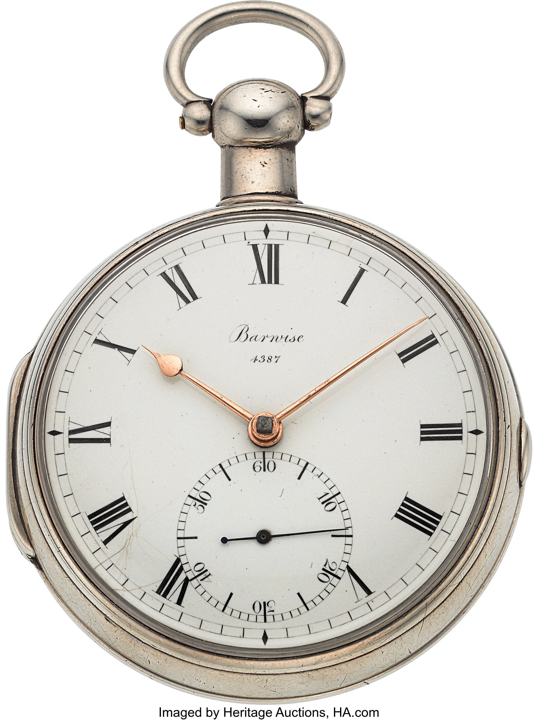 Barwise London Very Fine Silver Pocket Chronometer, No. 4387, circa ...