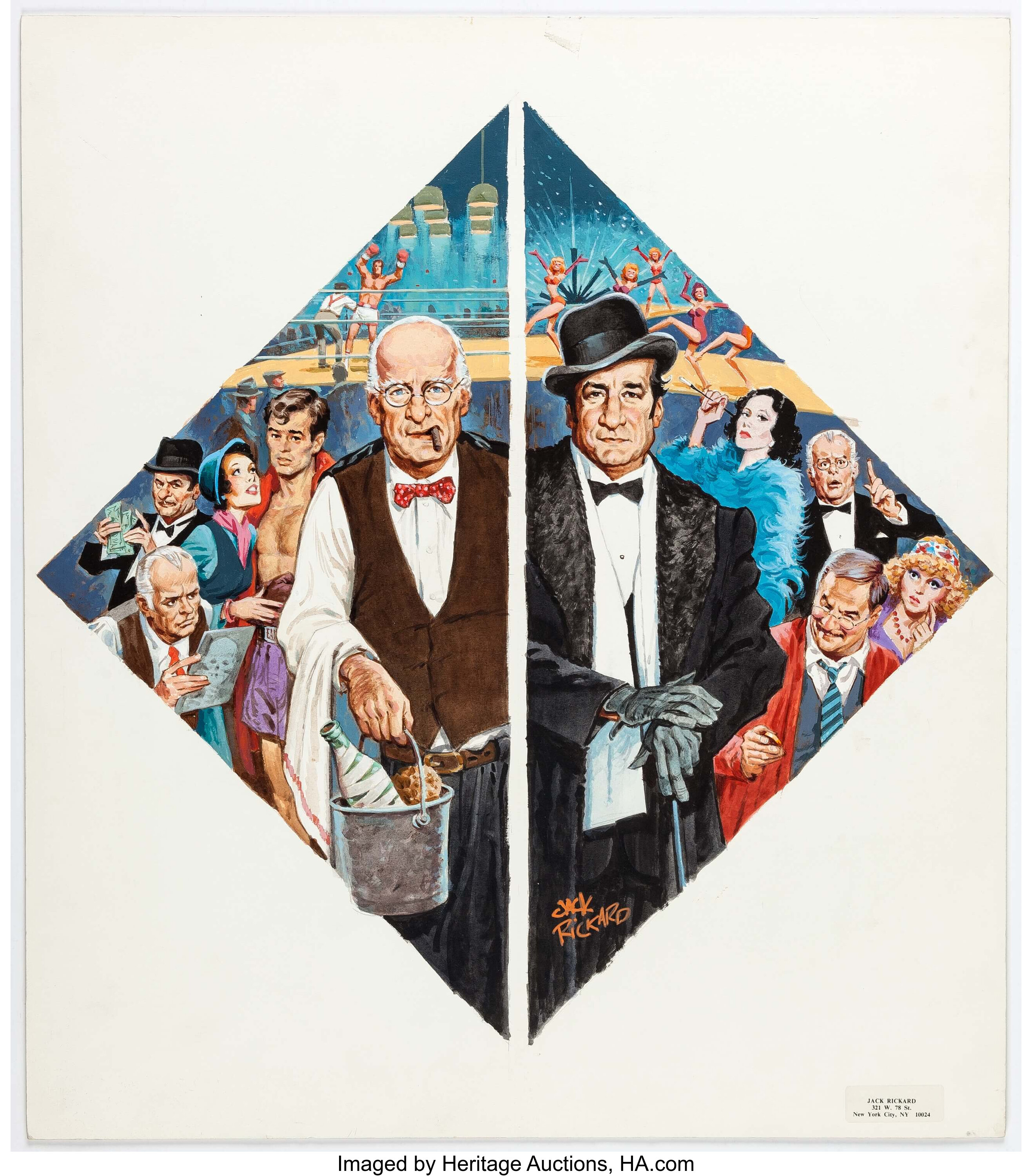 Jack Rickard Movie Movie Unused Movie Poster Illustration Original ...