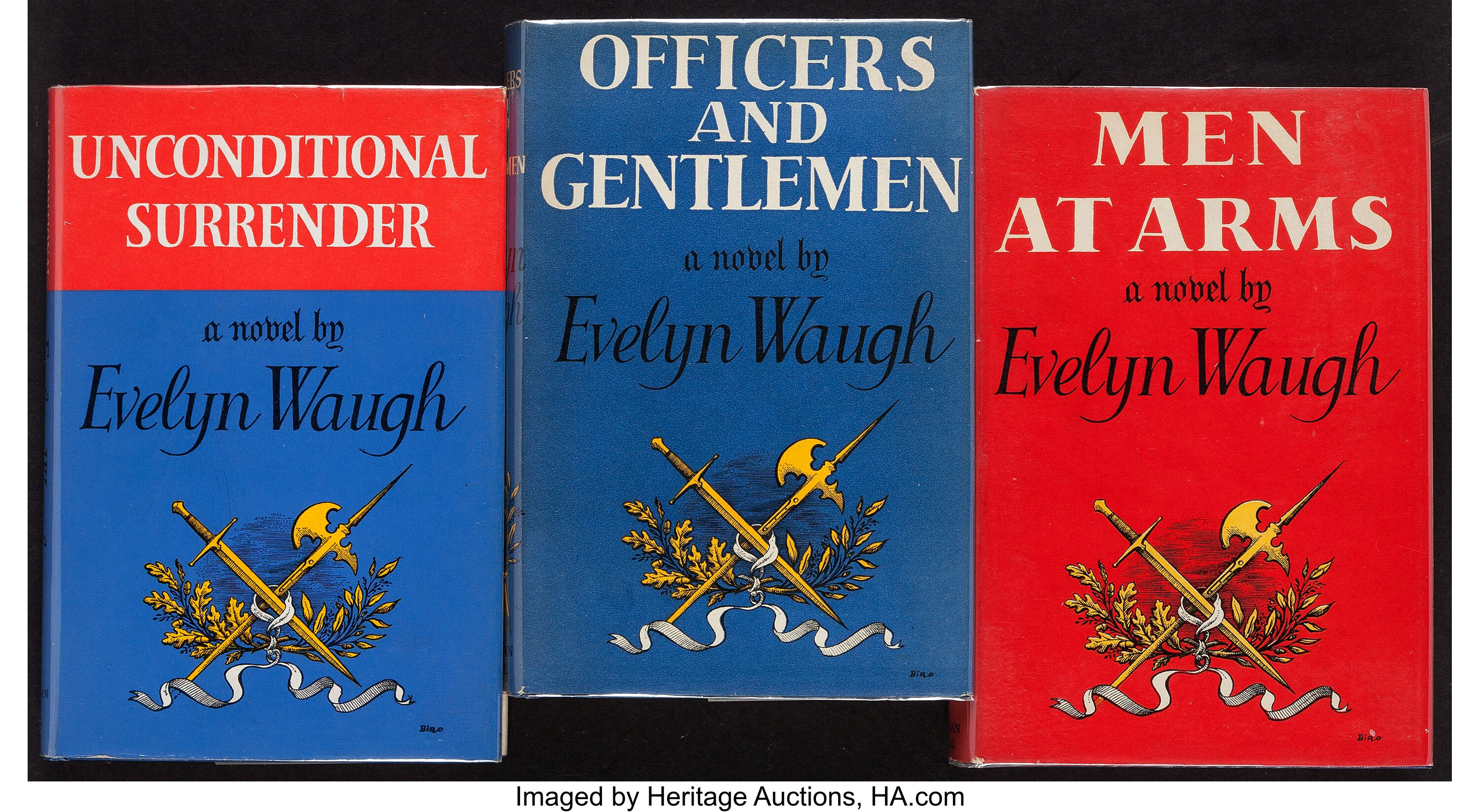 Evelyn Waugh. The Sword of Honour Trilogy. London: [1952-1961]. | Lot ...