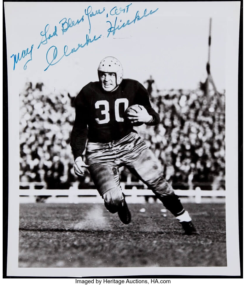 Clarke Hinkle Signed Photograph.... Football Collectibles Photos | Lot ...