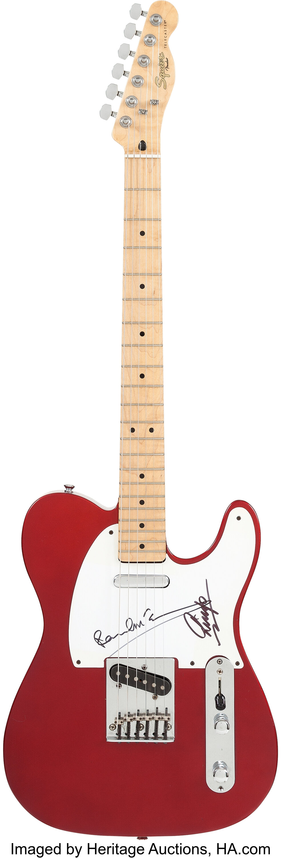 Beatles - Paul McCartney and Ringo Starr Signed 1989-90 Fender | Lot ...