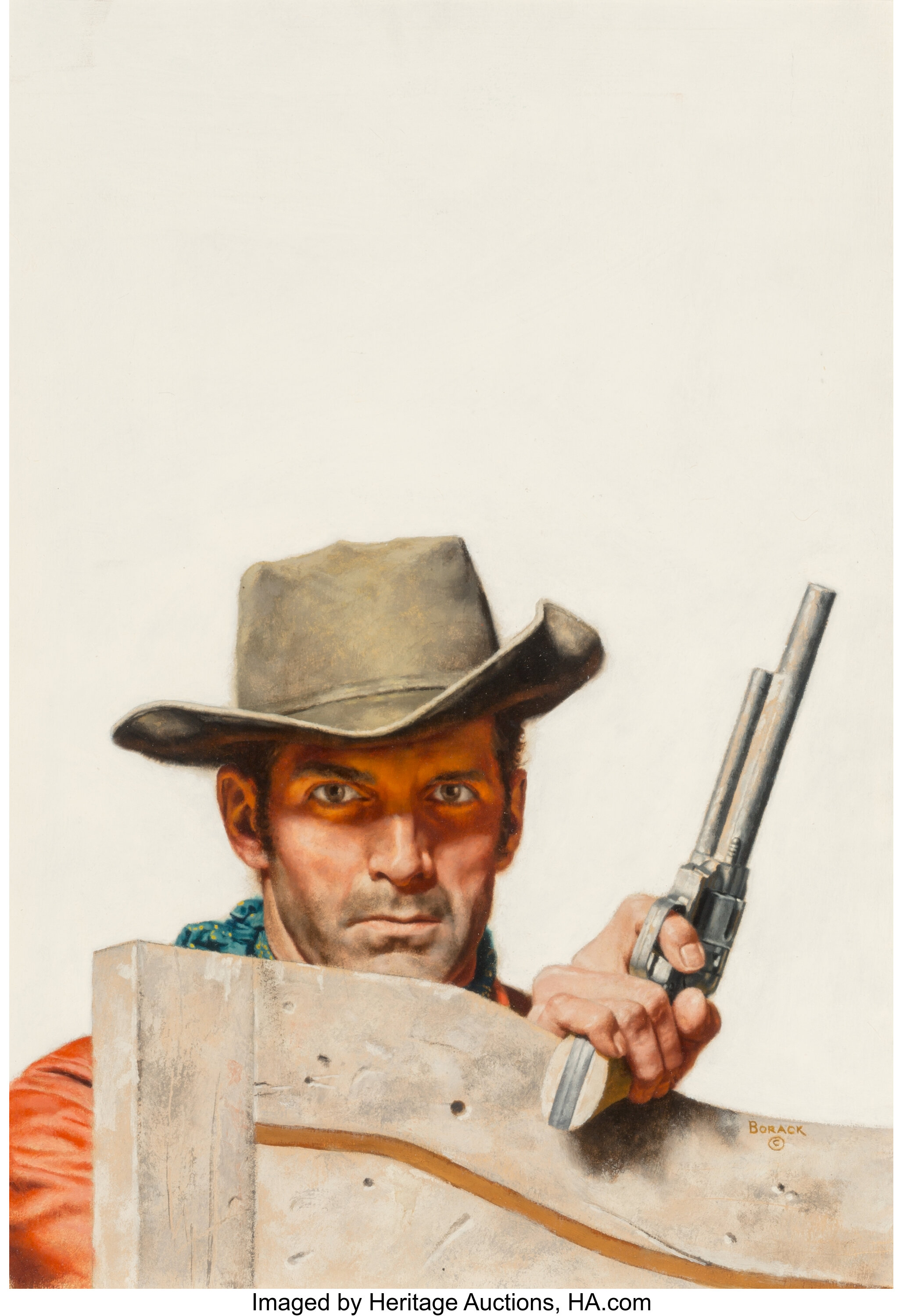 Stanley Borack (American, 1927-1993). Slaughter at the O.K. Corral ...