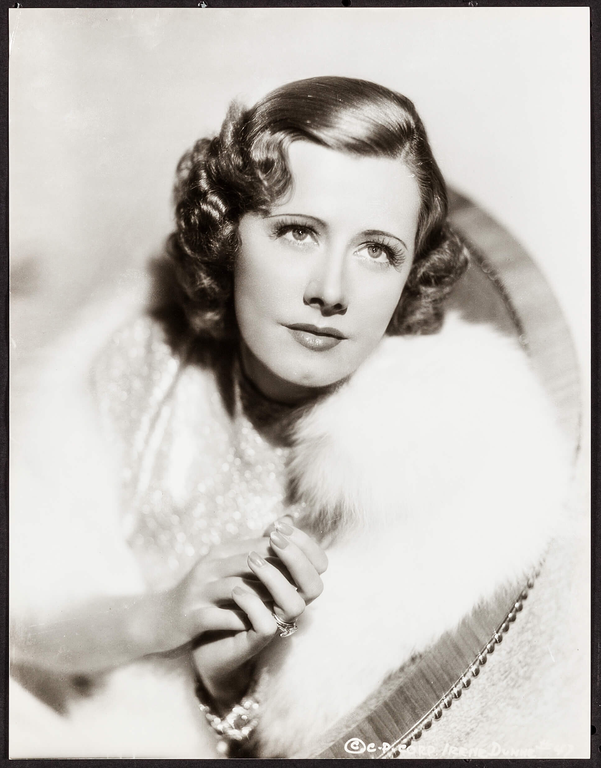 Irene Dunne (Columbia). Portrait Photo (11" X 14"). Miscellaneous ...