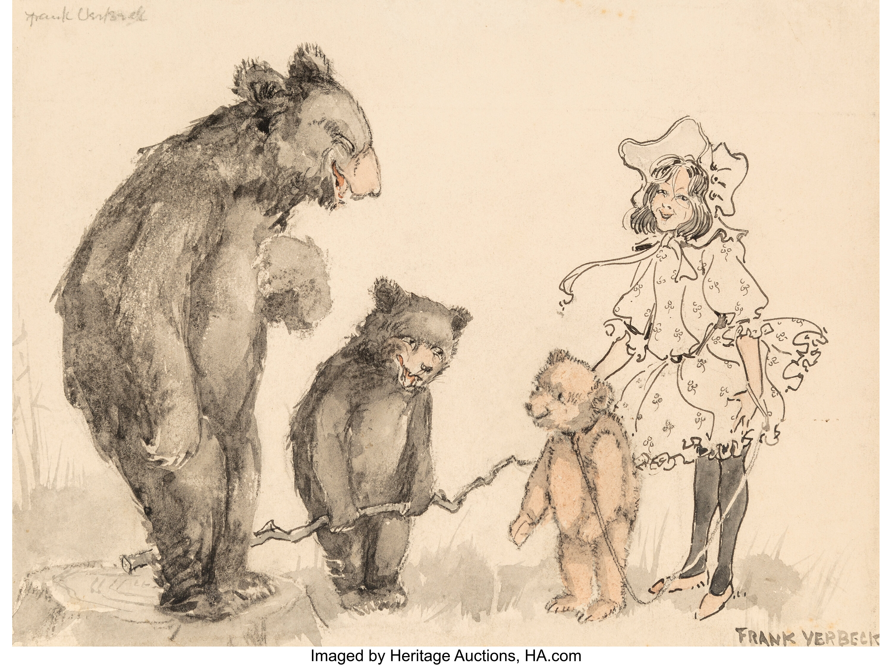 Frank Verbeck (American, 1858-1933). Set of Six Illustrations | Lot ...