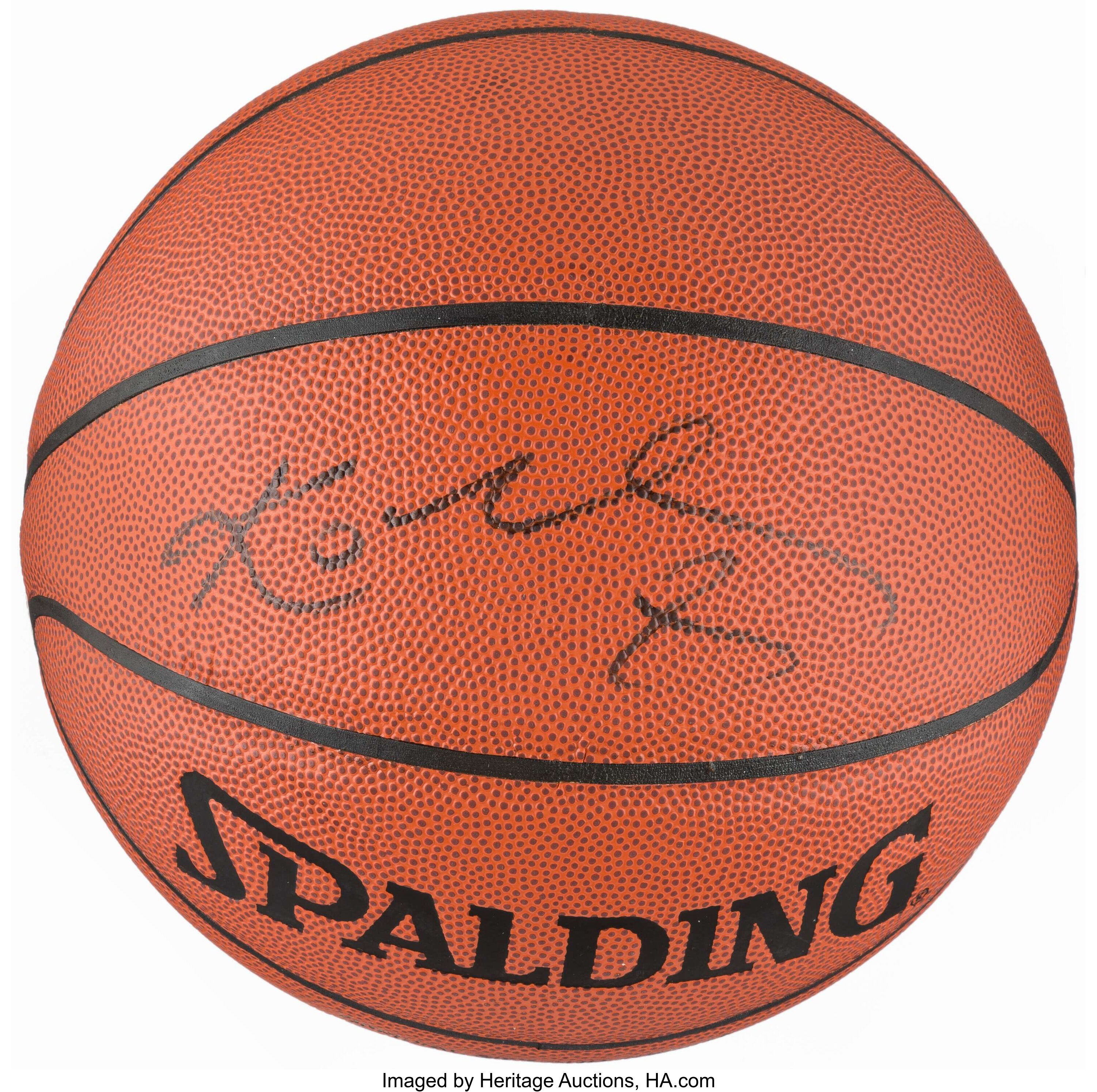 Kobe Bryant Signed Basketball. ... Basketball Collectibles Balls | Lot ...