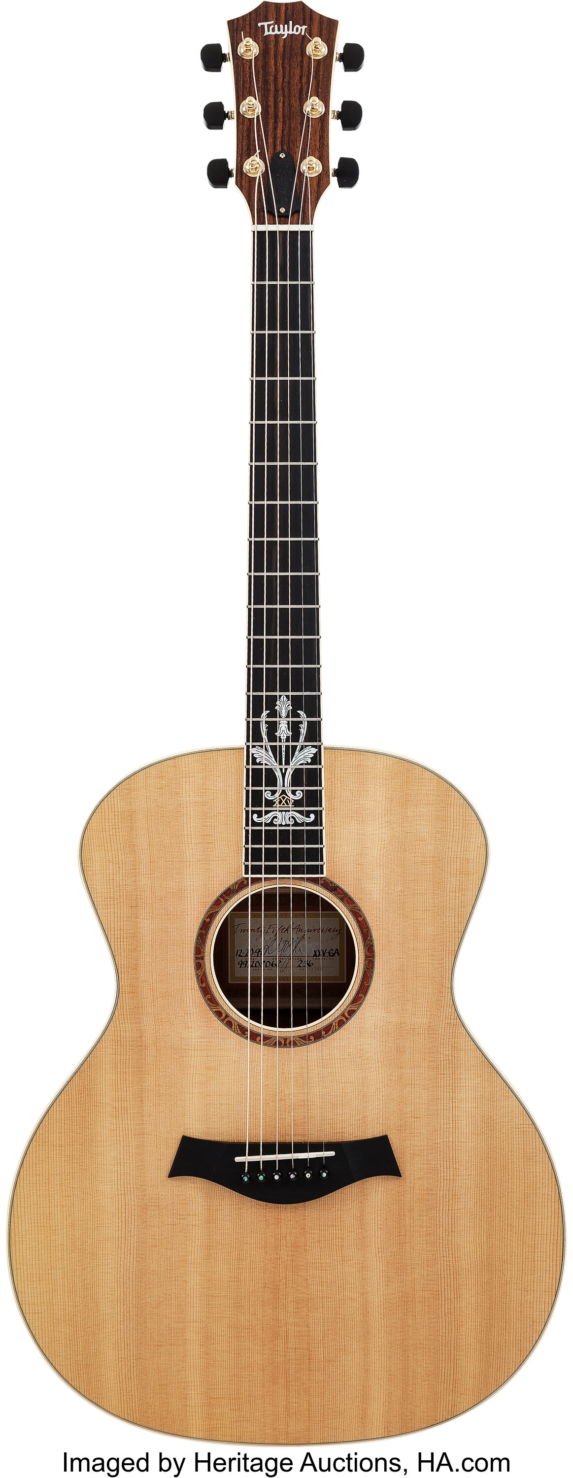 1999 Taylor Limited Edition XXV-GA 25th Anniversary Model Natural | Lot ...