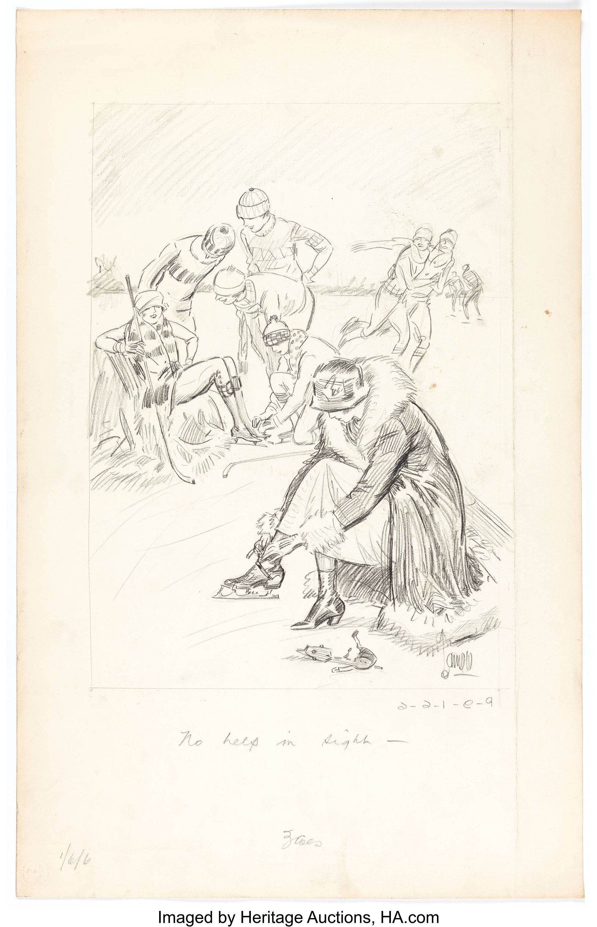 Early Magazine Illustration Original Art Group of 3 (1906).... | Lot ...