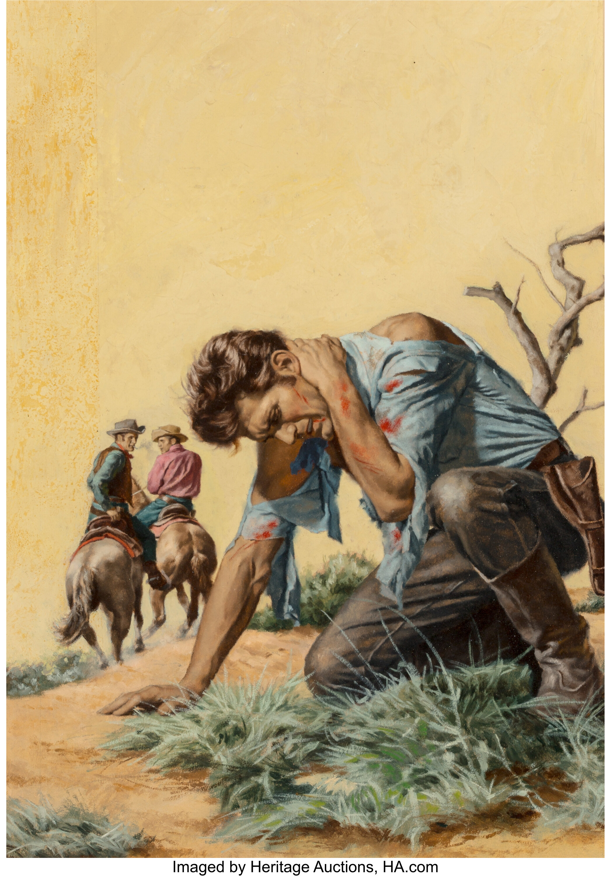 Stanley Borack (American, 1927-1993). Trouble on Big Cat, paperback ...