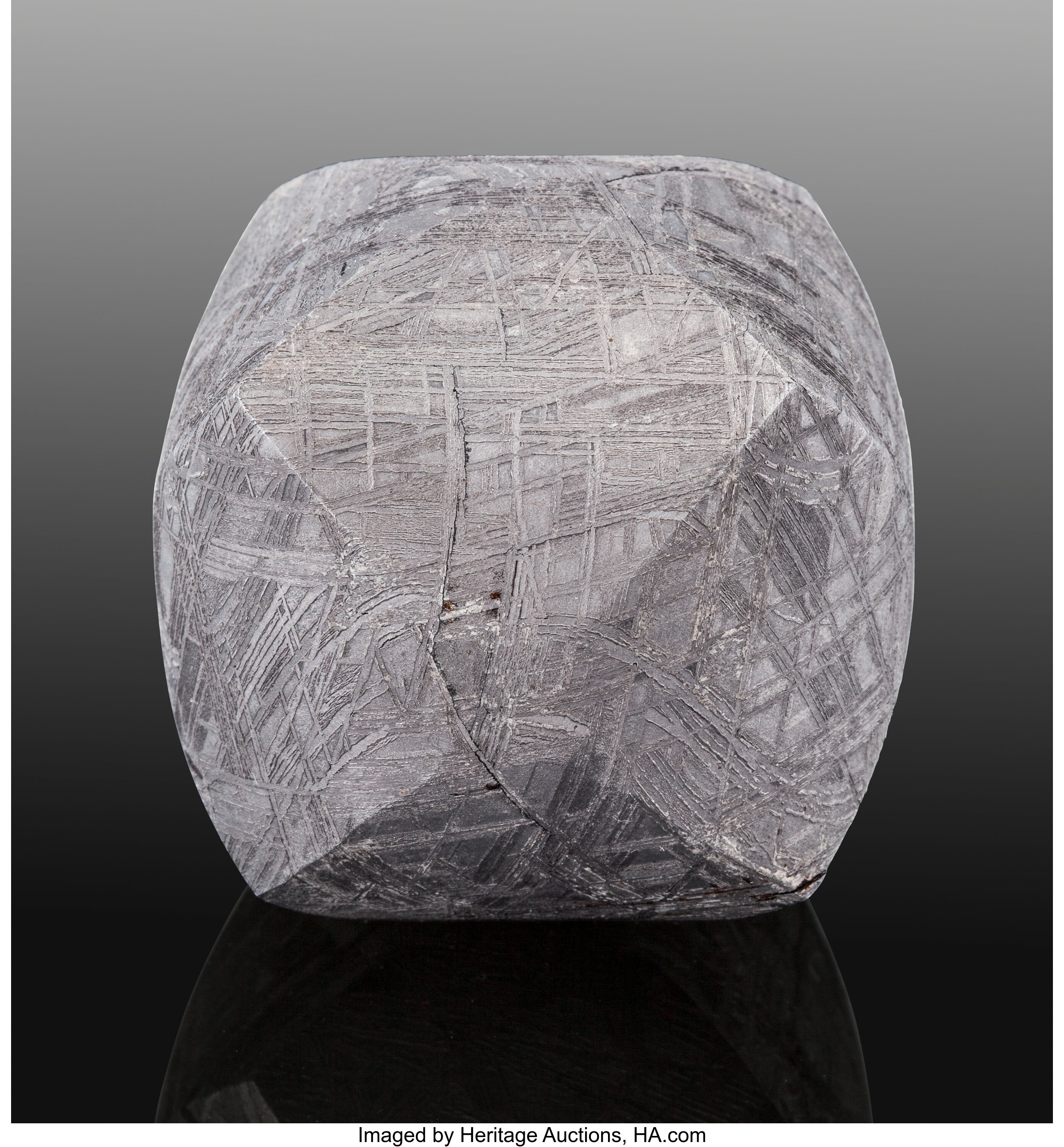 Muonionalusta Meteorite Octahedral Cube. Muonionalusta - Iron fine ...