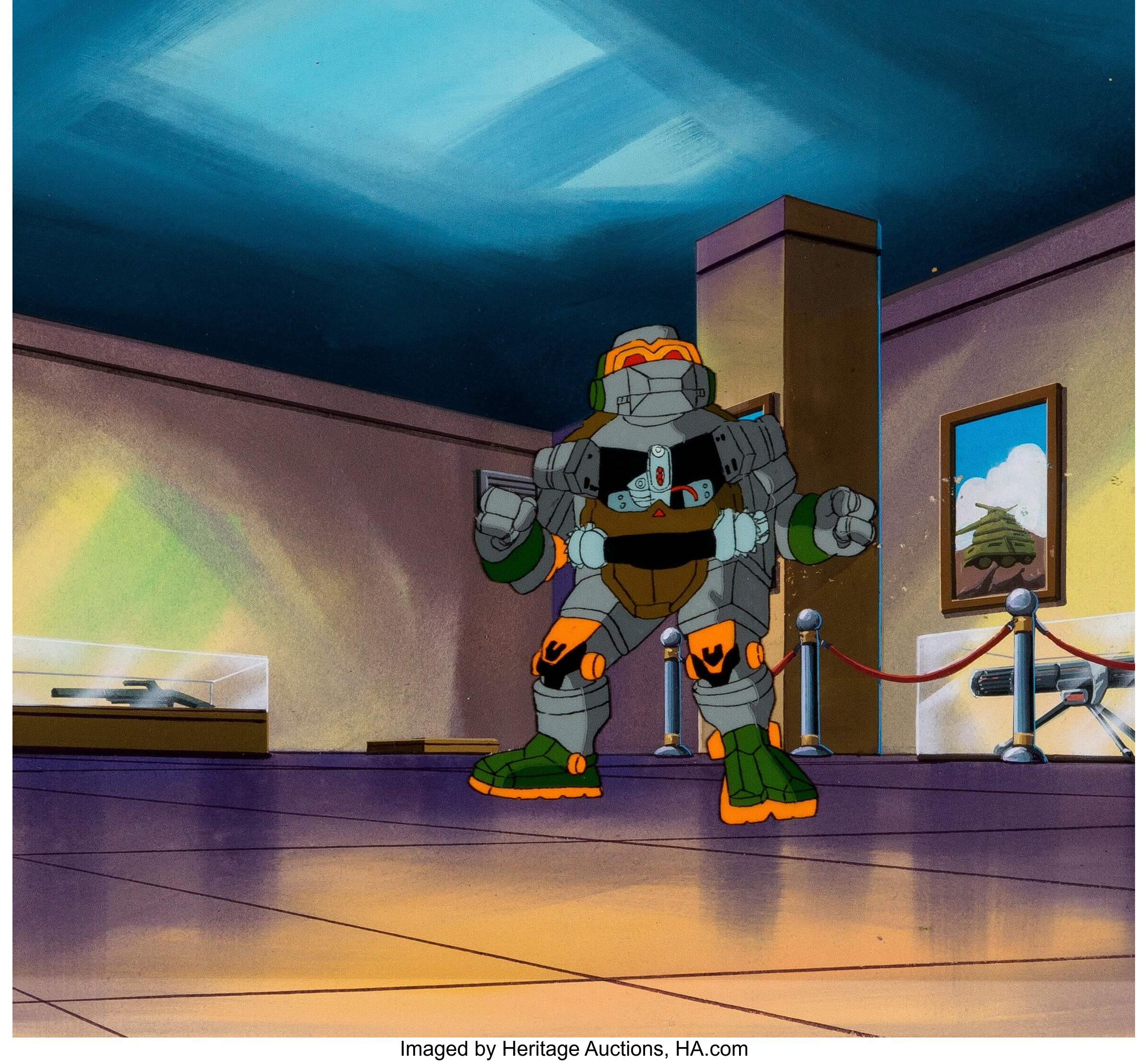 Teenage Mutant Ninja Turtles Metalhead Production Cel and Master | Lot ...