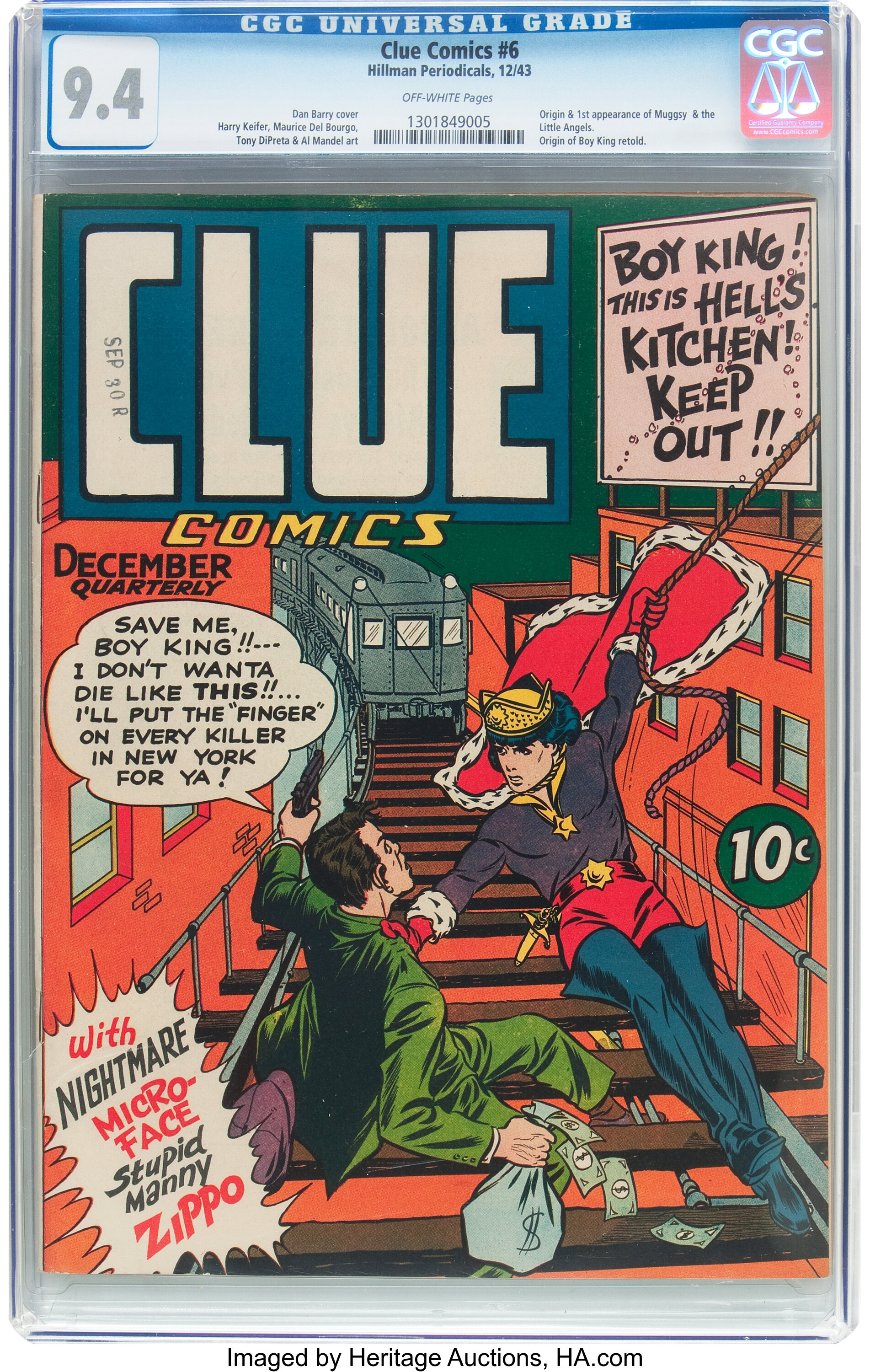How Much Is Clue Comics #6 [6] Worth? Browse Comic Prices | Heritage ...