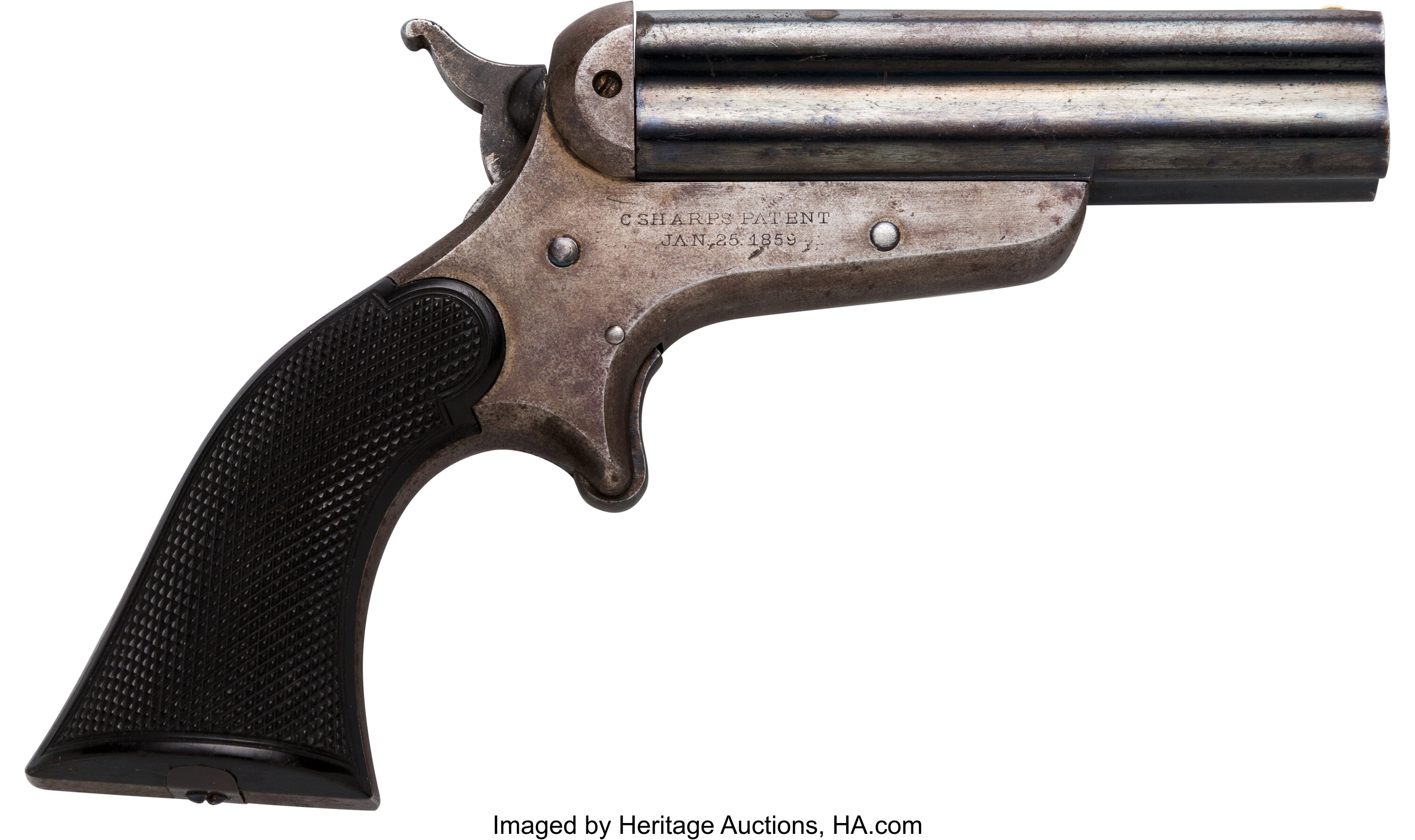 Sharps & Hankins Four Barrel Pocket Pistol.... Handguns Derringer ...