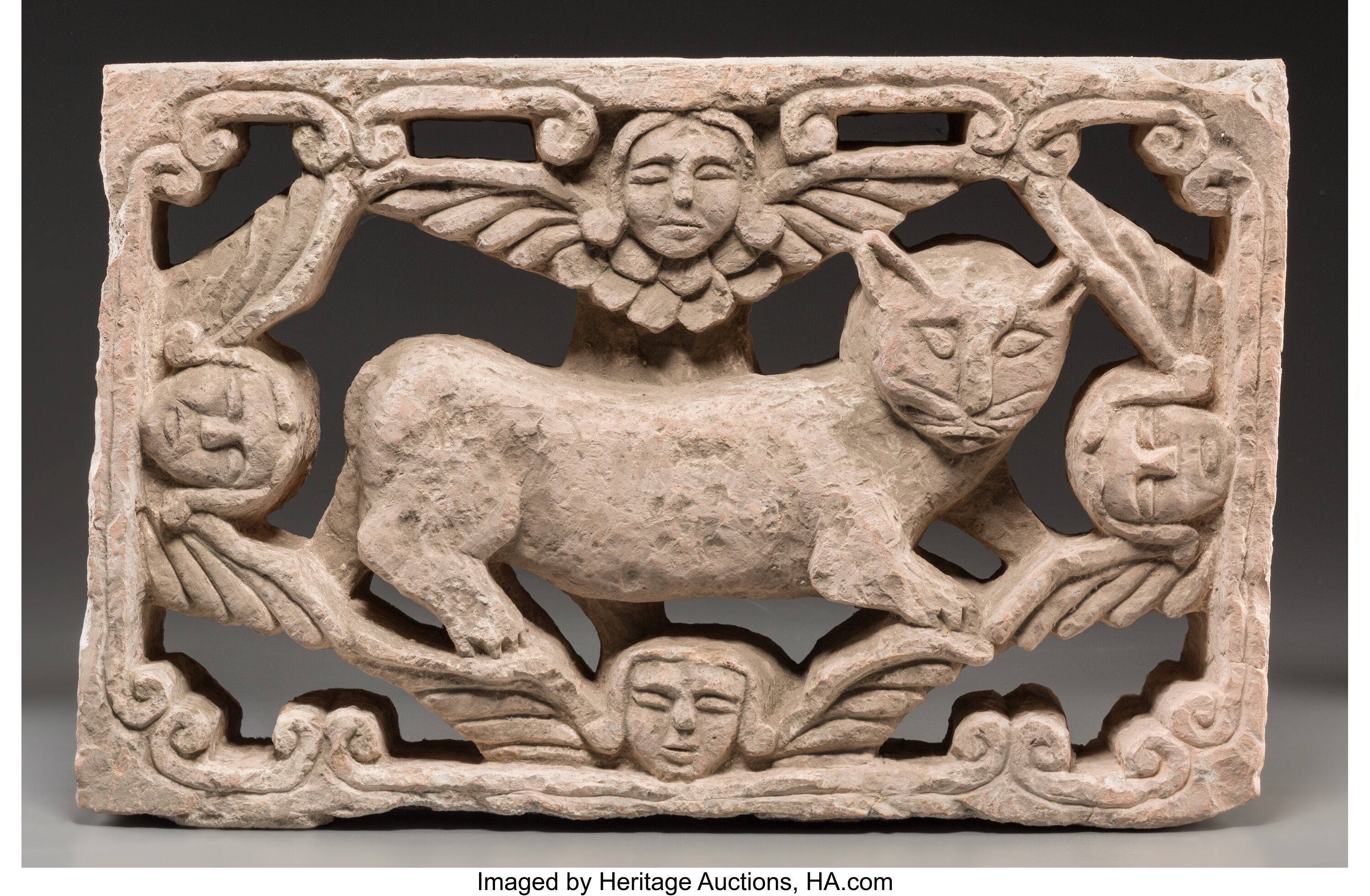 A Mexican Carved Stone Panel. ... Other | Lot #70506 | Heritage Auctions