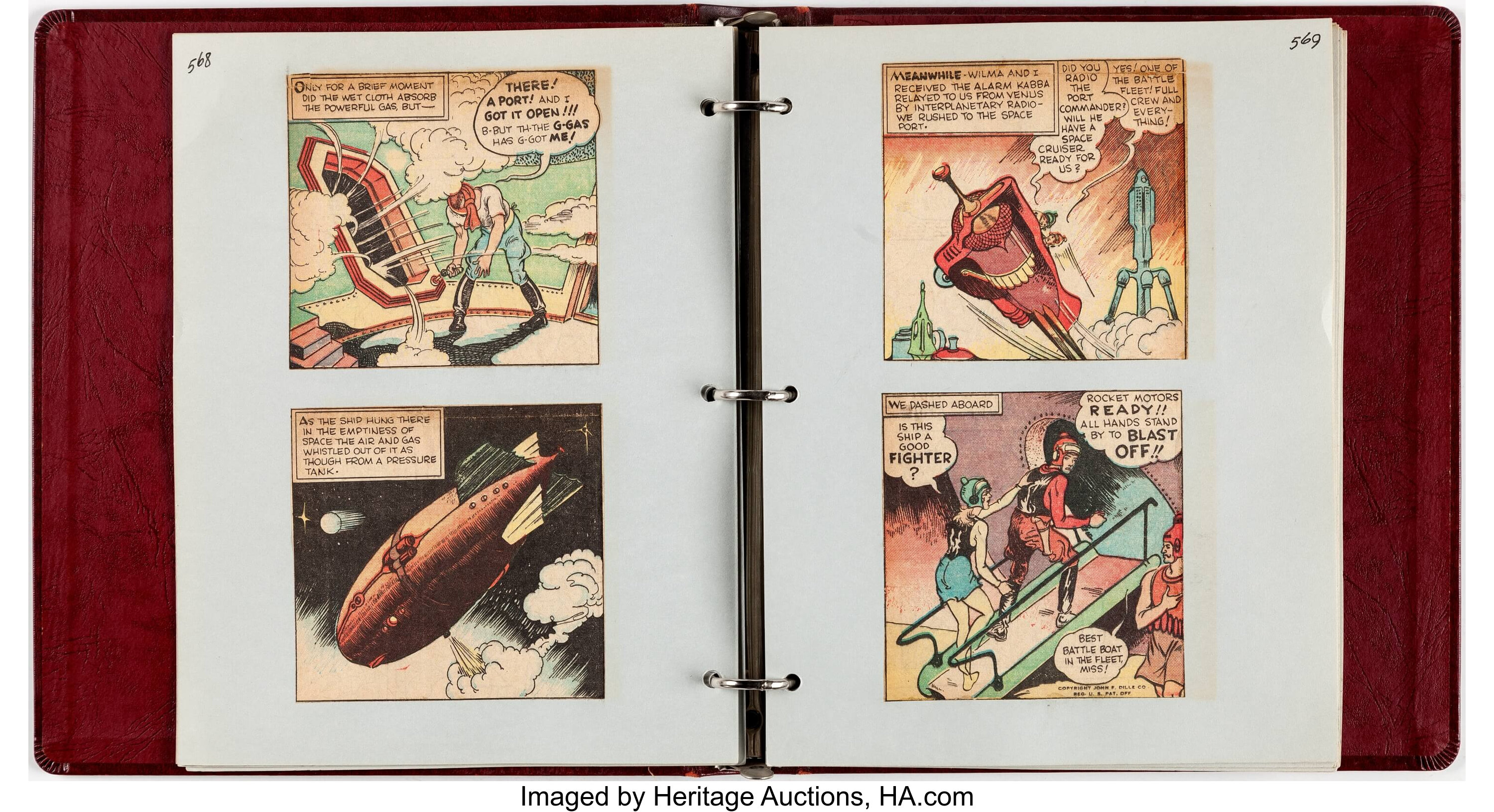 Newspaper Comic Strip Binders Group of 4 (Various Publishers, | Lot ...