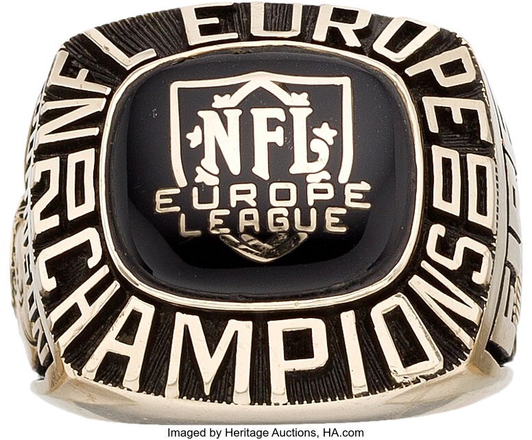 2000 Rhein Fire NFL Europe Championship Ring. ... Football | Lot #80552 ...