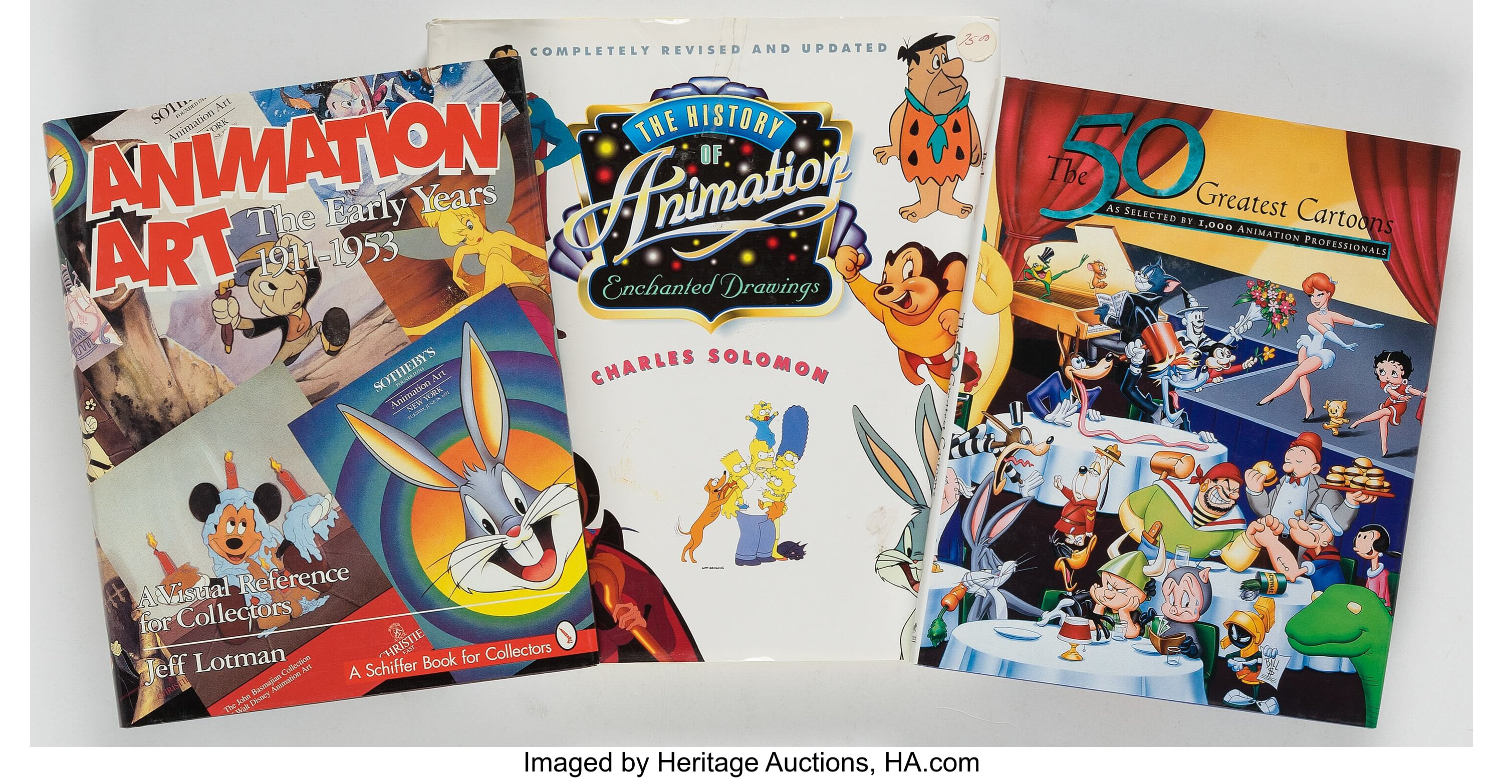 Cartoon History Related Hardcover Books Group of 3 (Various | Lot ...