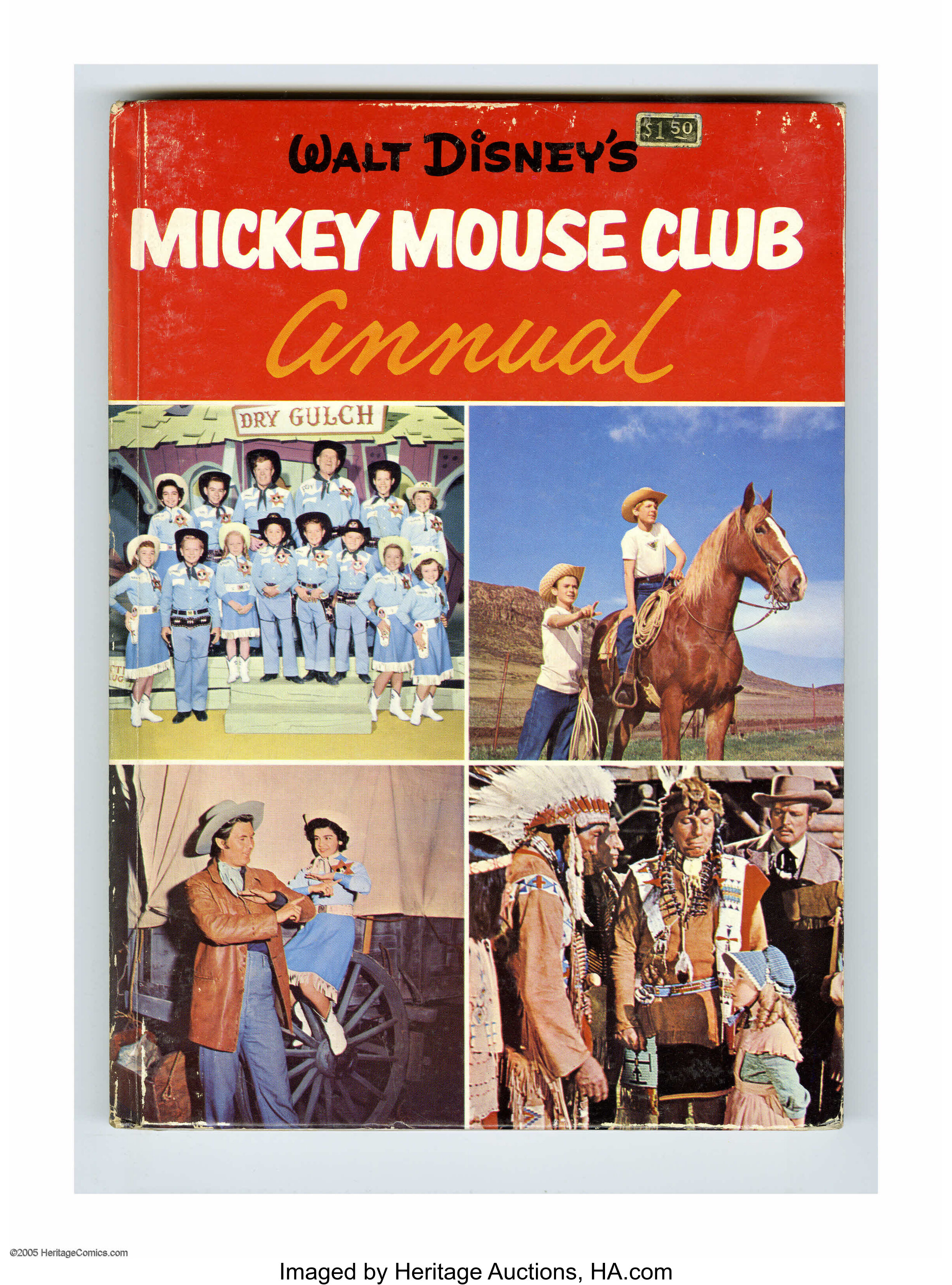 Walt Disney's Mickey Mouse Club Magazine 1956 Annual Group (Walt | Lot ...
