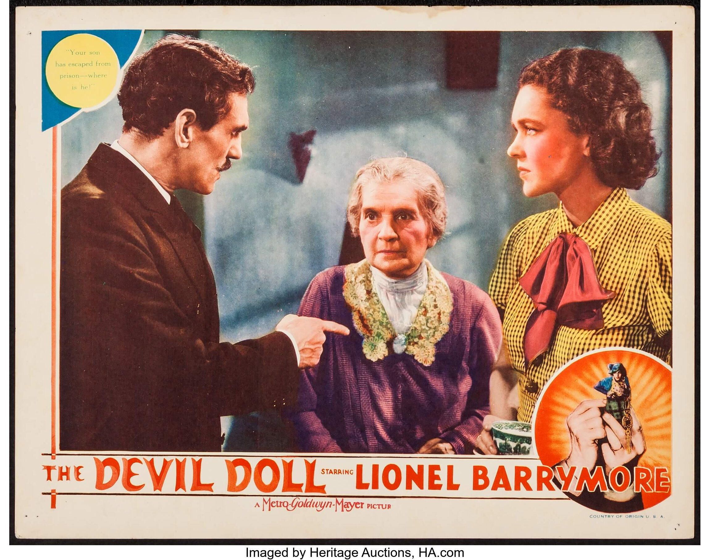 The Devil Doll (MGM, 1936). Lobby Card (11" X 14"). Horror.. ... | Lot ...