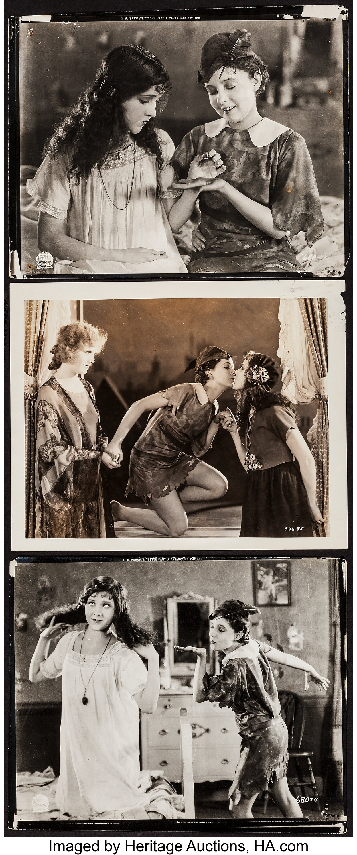 Peter Pan (Paramount, 1924). Photos (3) (8" X 10"). Fantasy.. ... | Lot ...