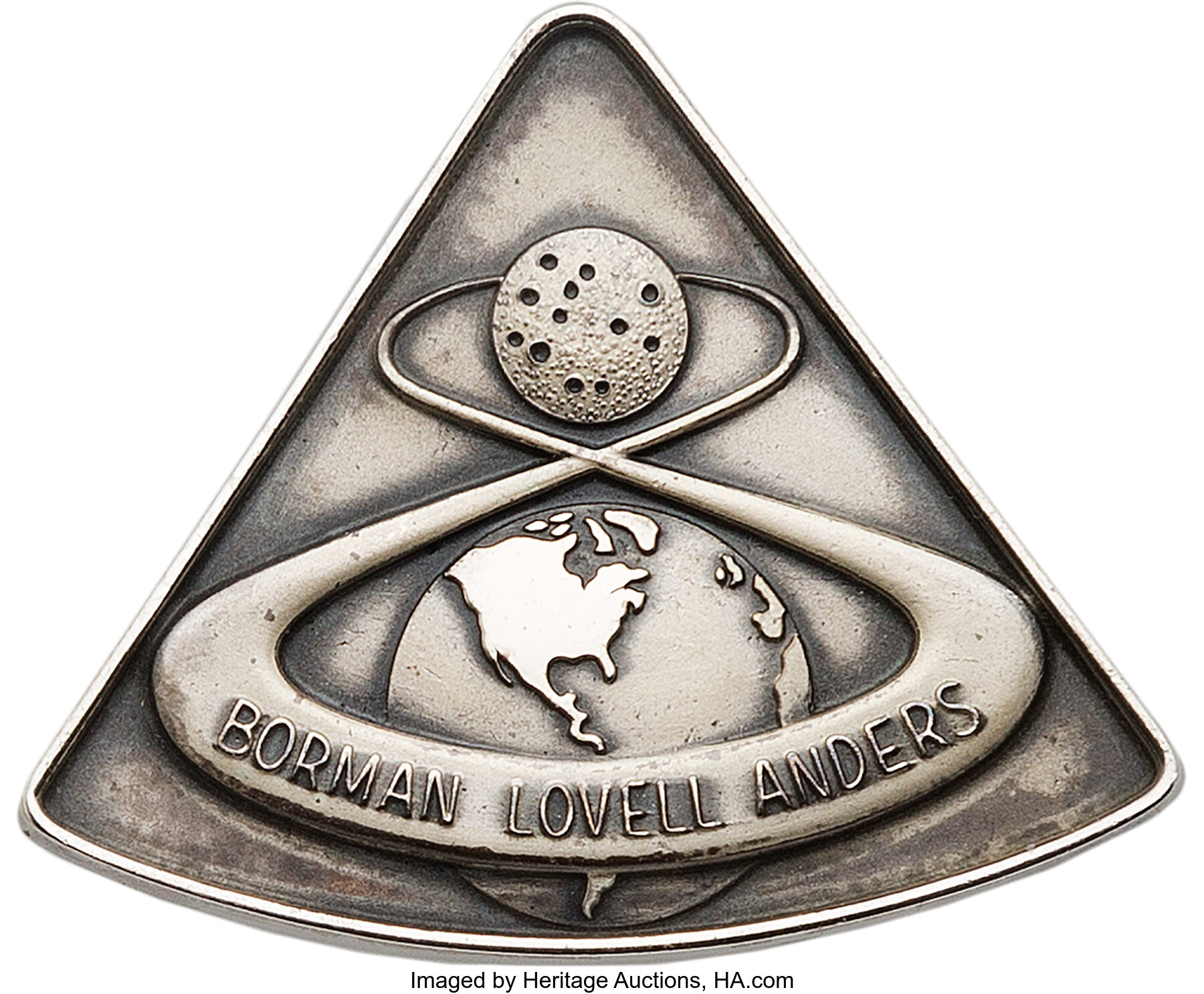 Apollo 8 Flown Silver Robbins Medallion, Serial Number 183, | Lot ...