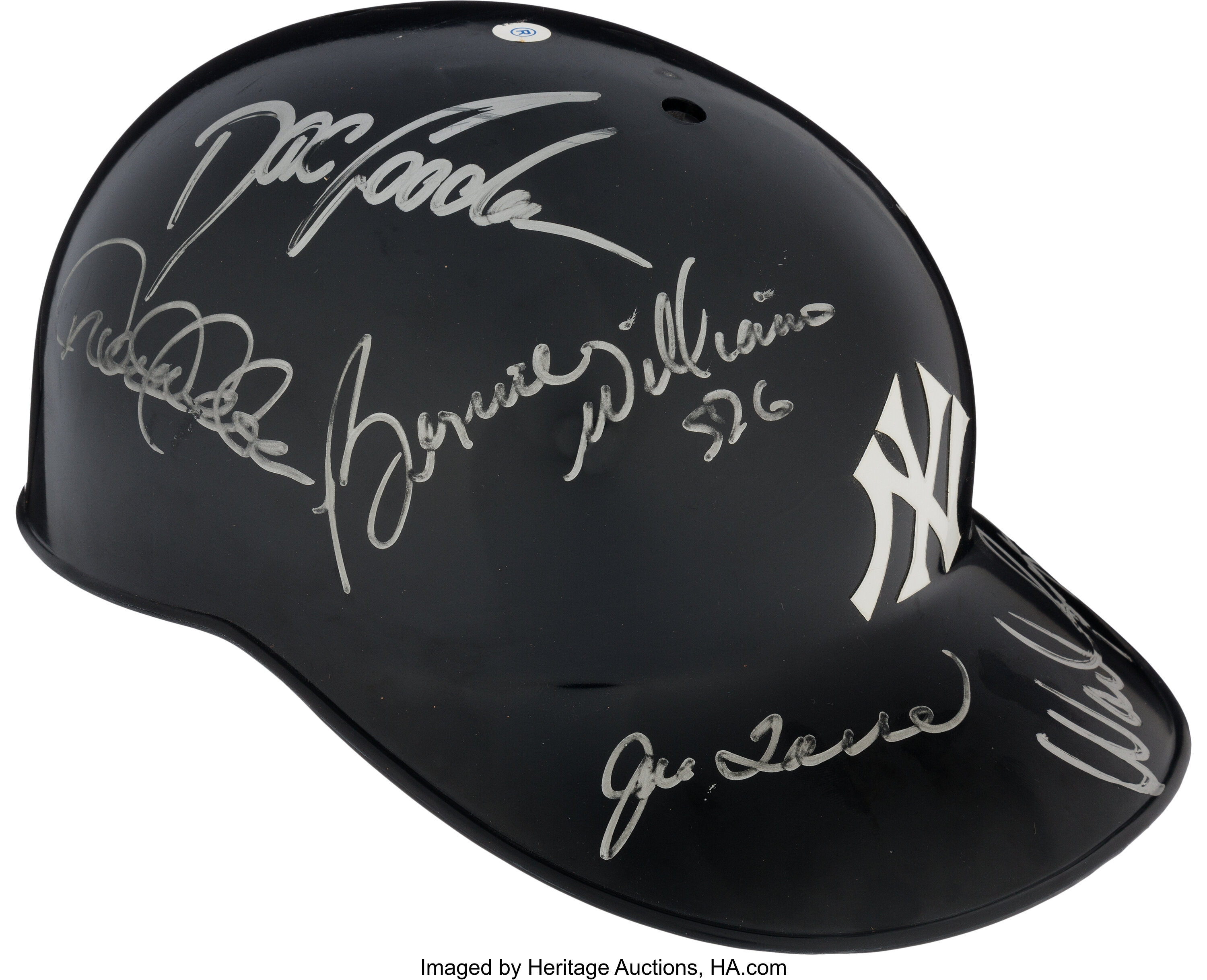 1990's New York Yankees Game Worn Multi-Signed Batting Helmet ...