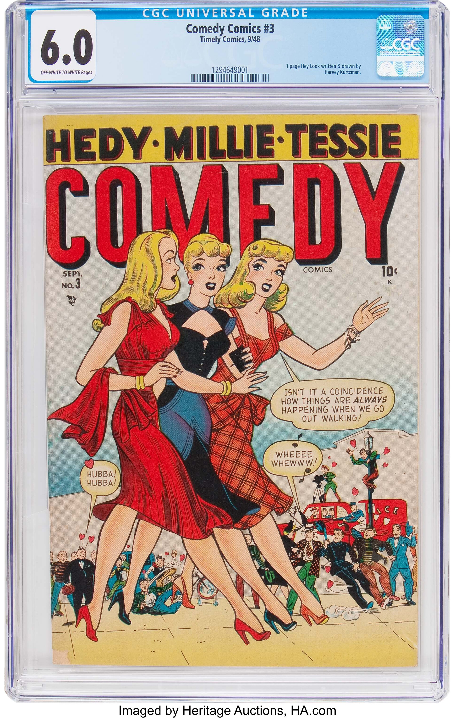 How Much Is Comedy Comics #3 Worth? Browse Comic Prices | Heritage Auctions