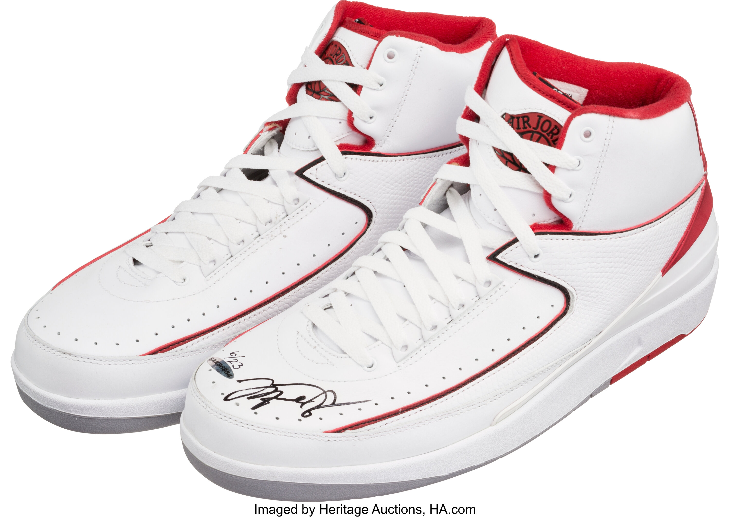 2000's Michael Jordan Signed Air Jordan II UDA Sneakers.... | Lot ...