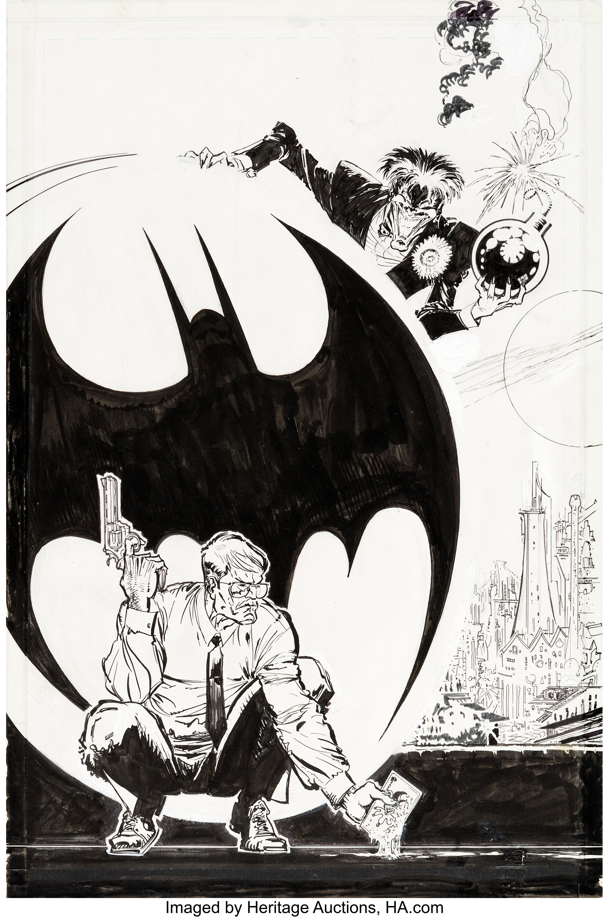 Trevor Von Eeden and Joe Rubinstein Batman: Legends of the Dark | Lot ...
