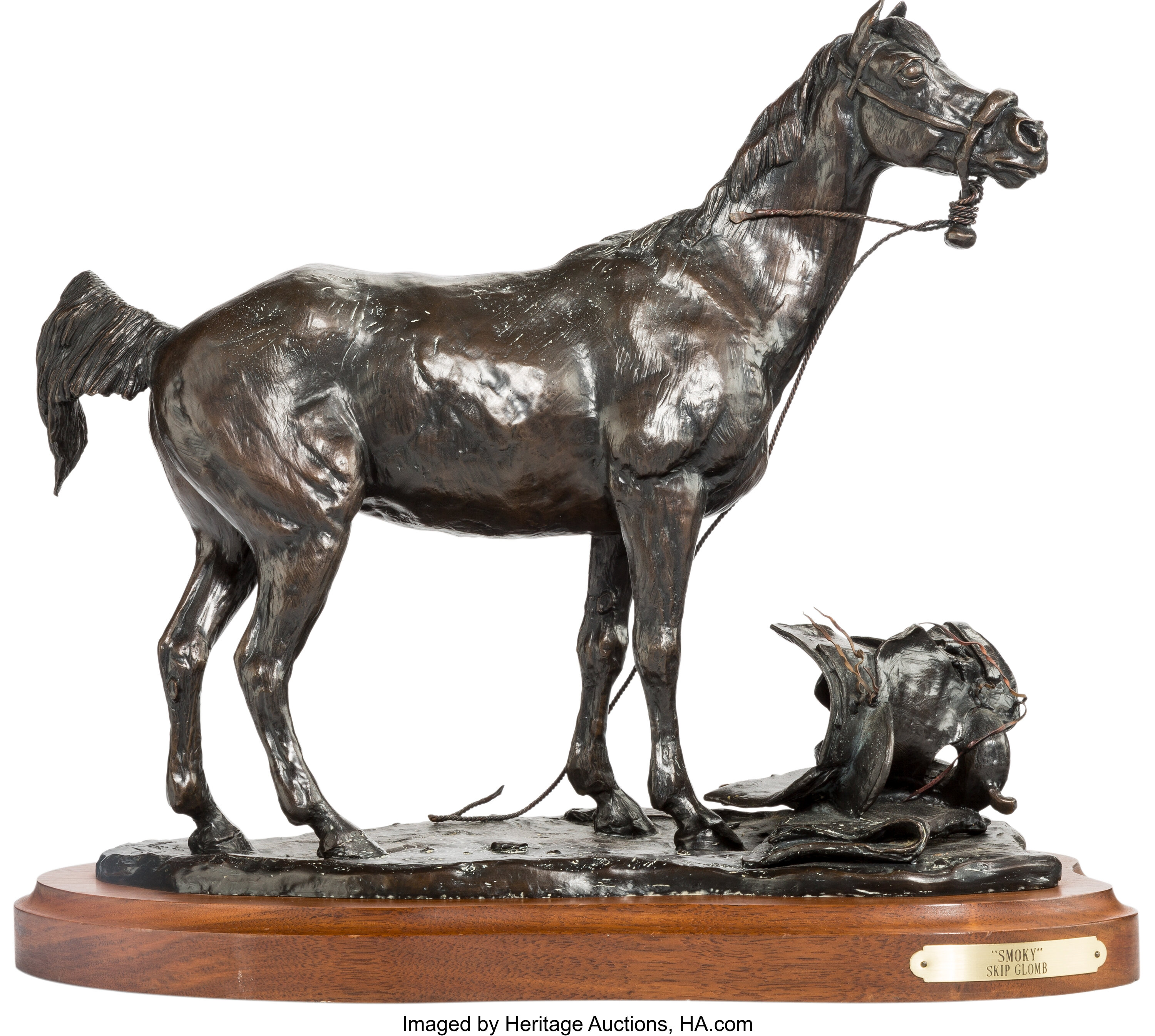 Skip Glomb (American, 1935-1988). Smoky, 1979. Bronze with brown | Lot ...