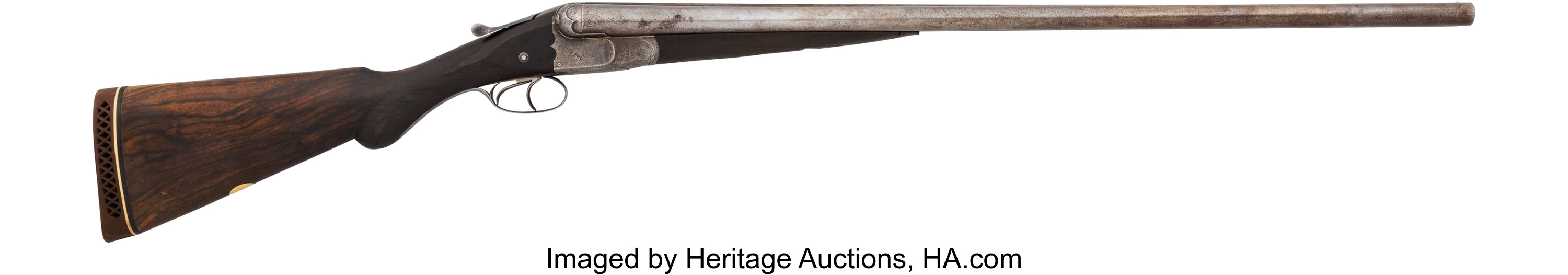 W.W. Greener Double Barrel Percussion Shotgun.... Shotgun Double | Lot ...