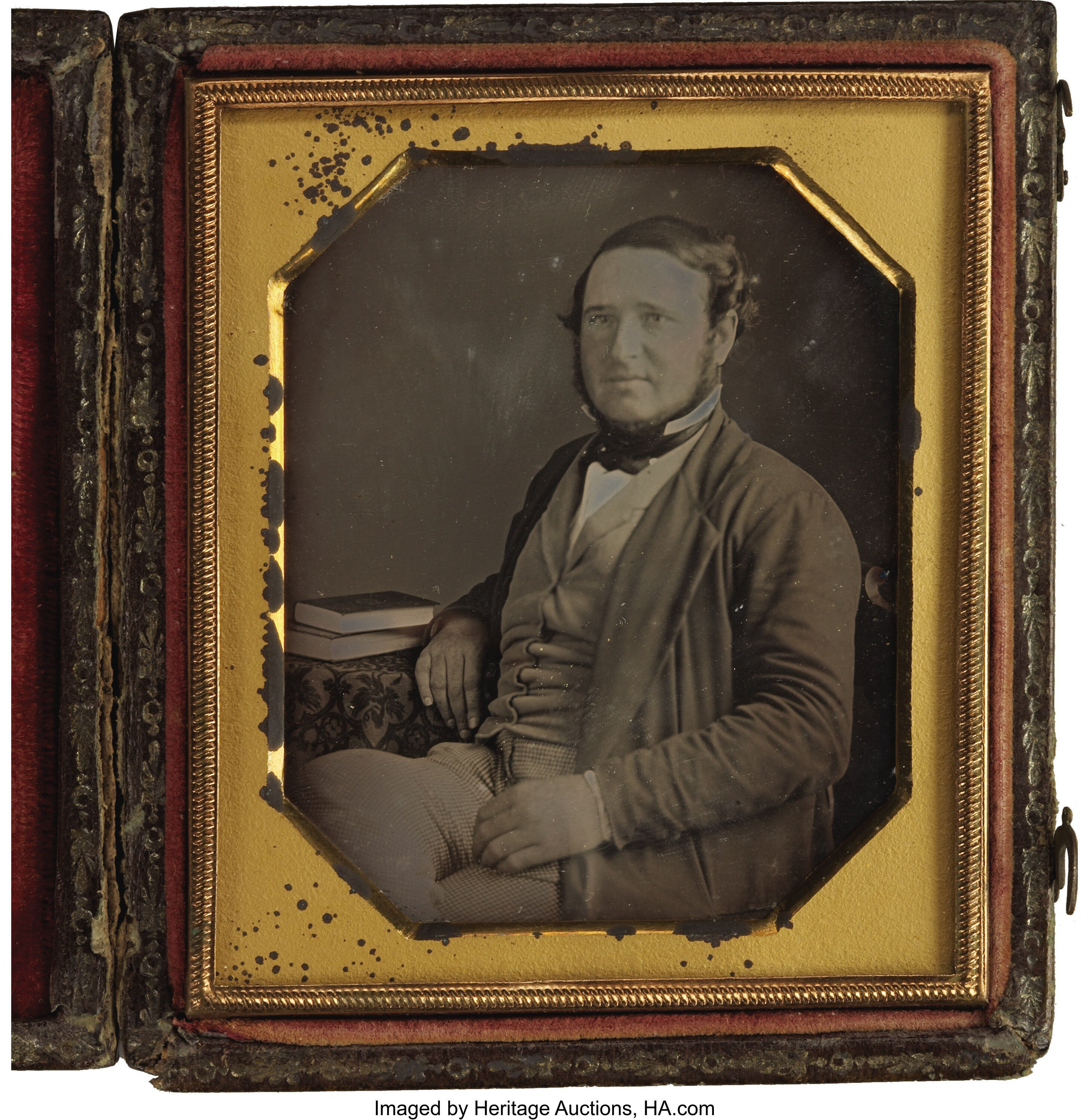 EARLIEST KNOWN PHOTOGRAPH AND ONLY KNOWN DAGUERREOTYPE OF | Lot #72011 ...
