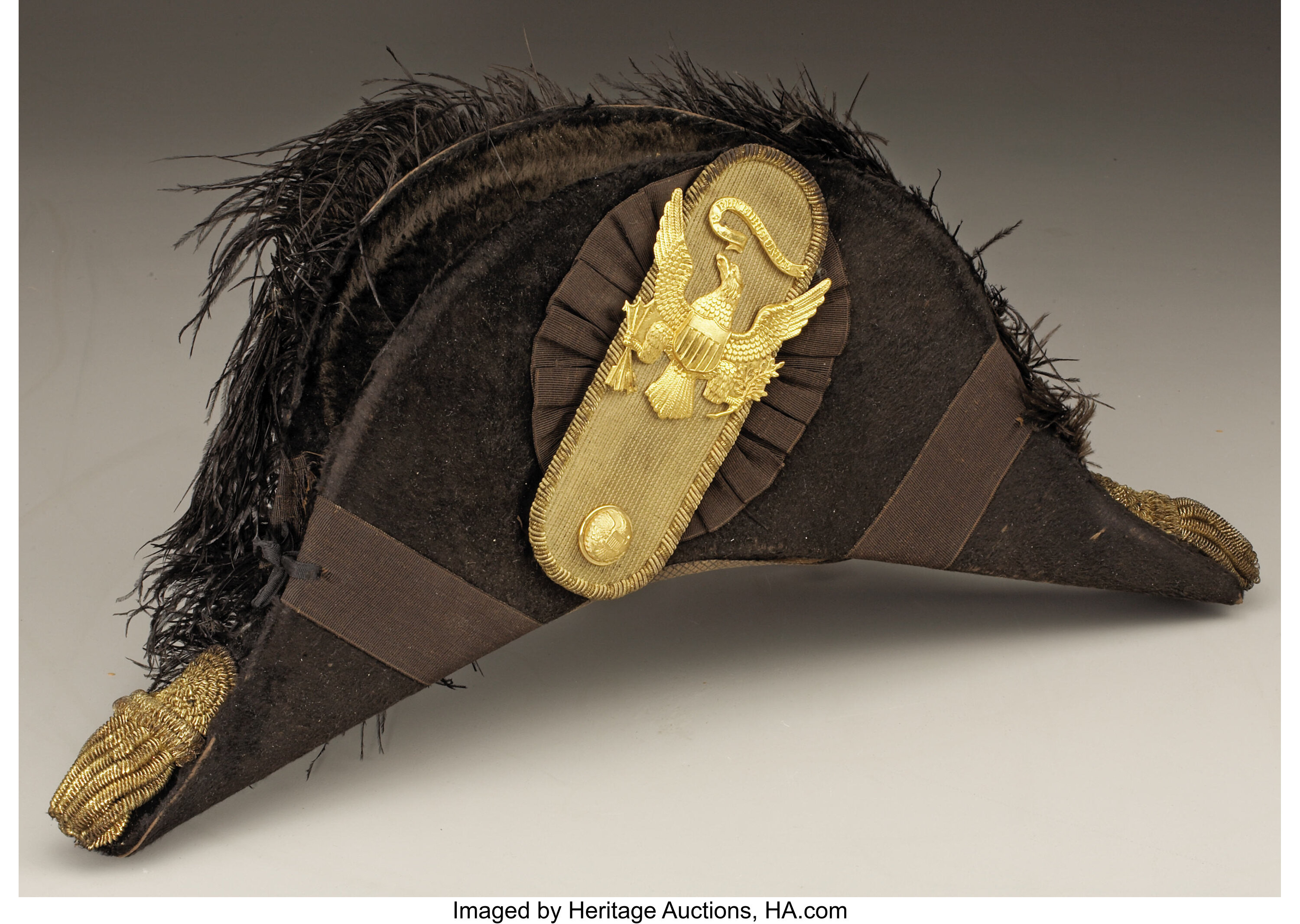 Civil War Period Regulation Chapeau de Bras Identified to Maj. Gen ...