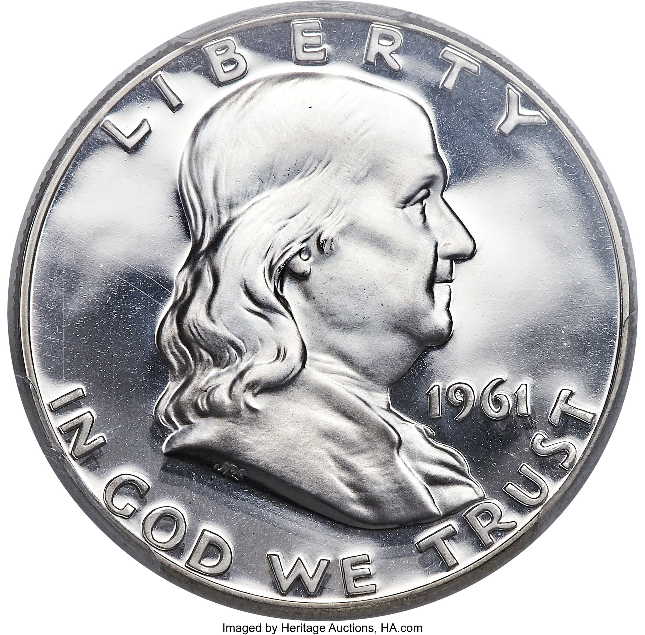 1961 50C PR69 Deep Cameo PCGS.... Proof Franklin Half Dollars | Lot ...