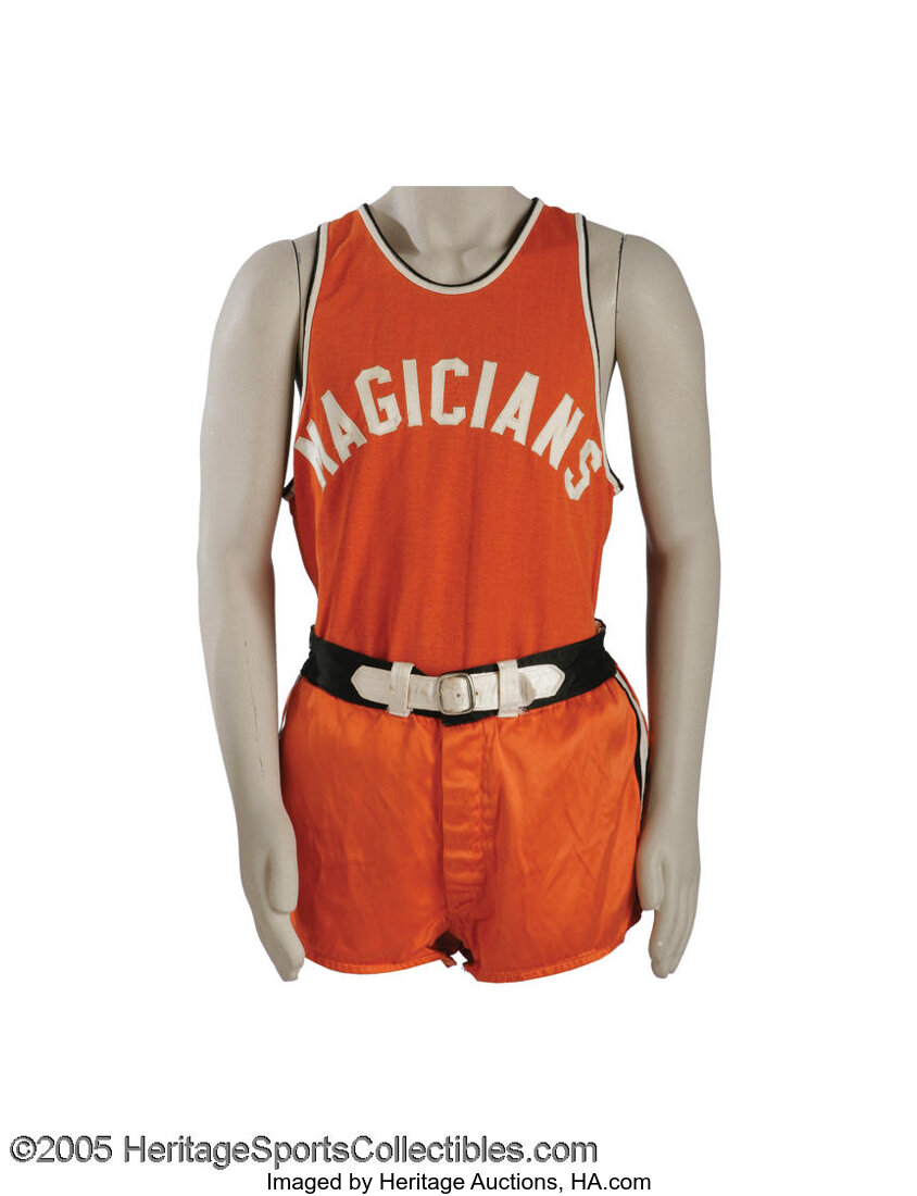 Early 1960's Marques Haynes Harlem Magicians Game Worn Uniform from ...