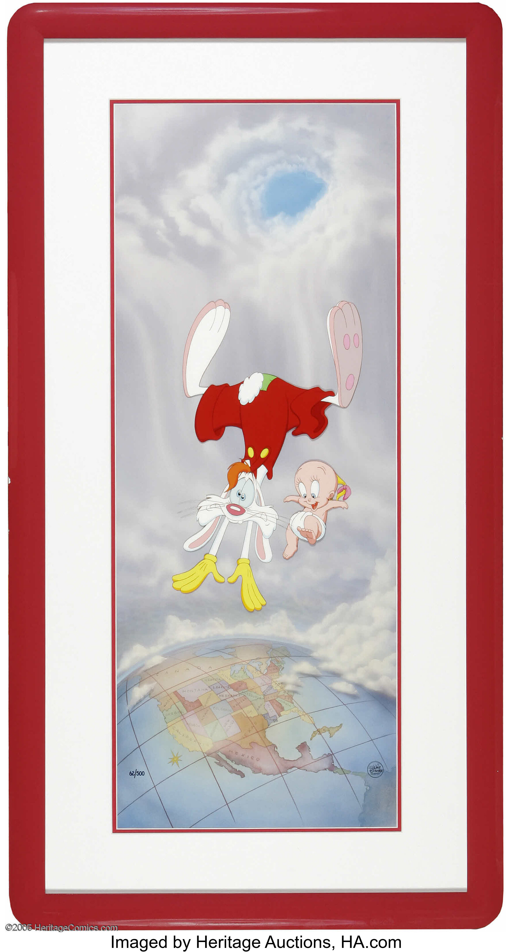 Tummy Trouble Limited Edition Hand-Painted Cel (Disney, 1989). Roger ...