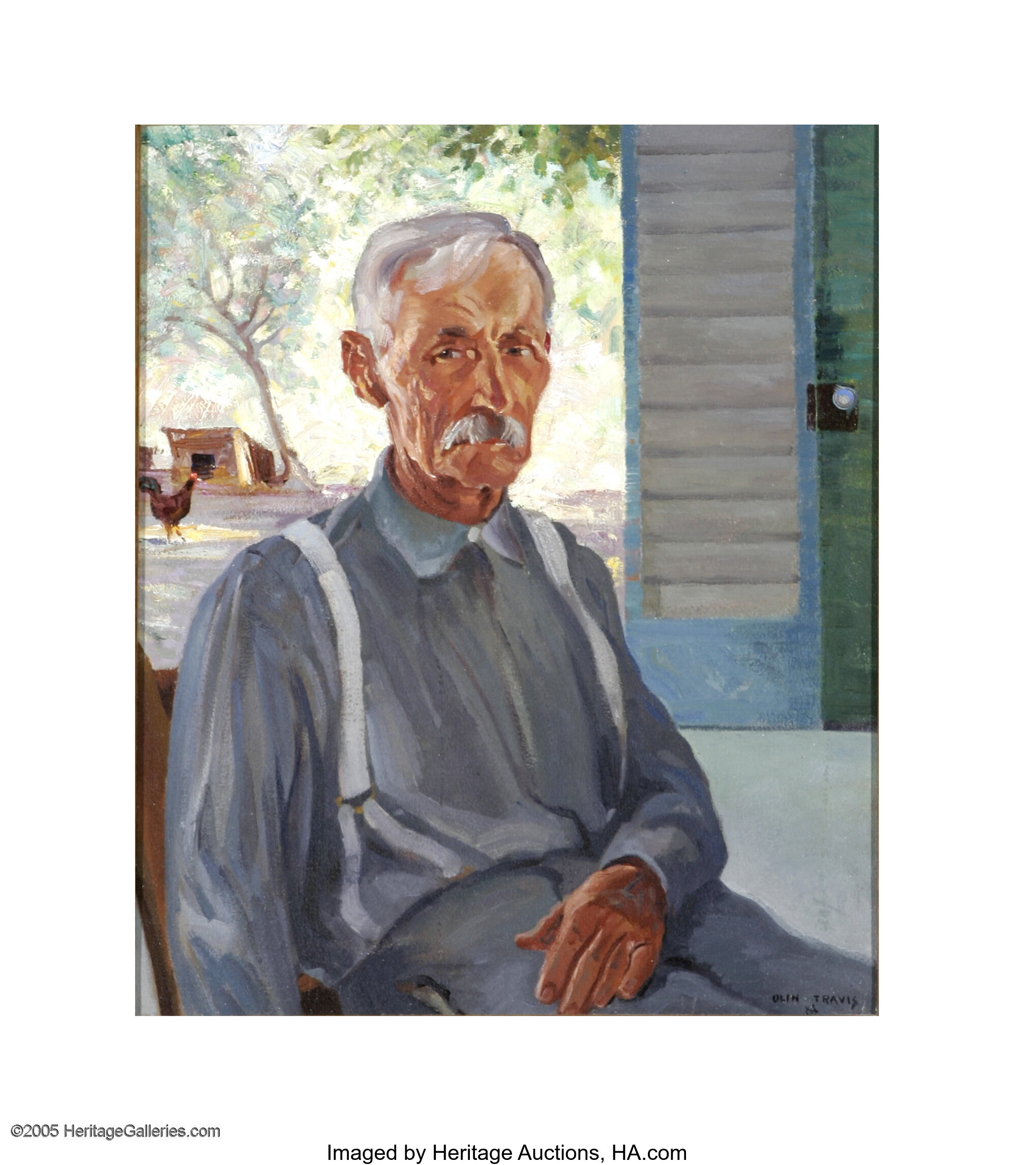 Olin Travis (1888-1975) Mr. Fowler Oil Millionaire Van Texas 1930 | Lot ...