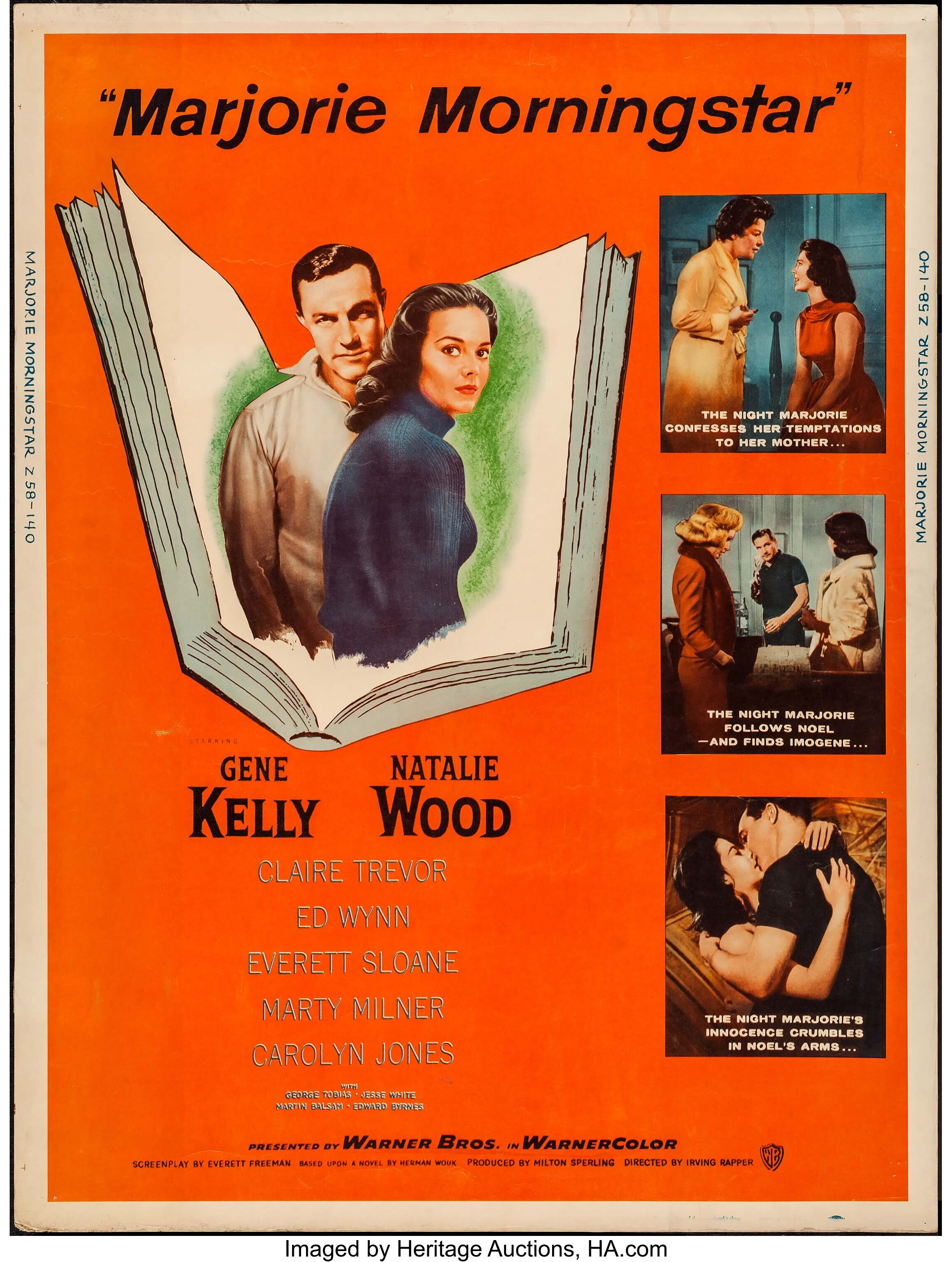 Marjorie Morningstar (Warner Brothers, 1958). Poster (30" X 40") | Lot ...