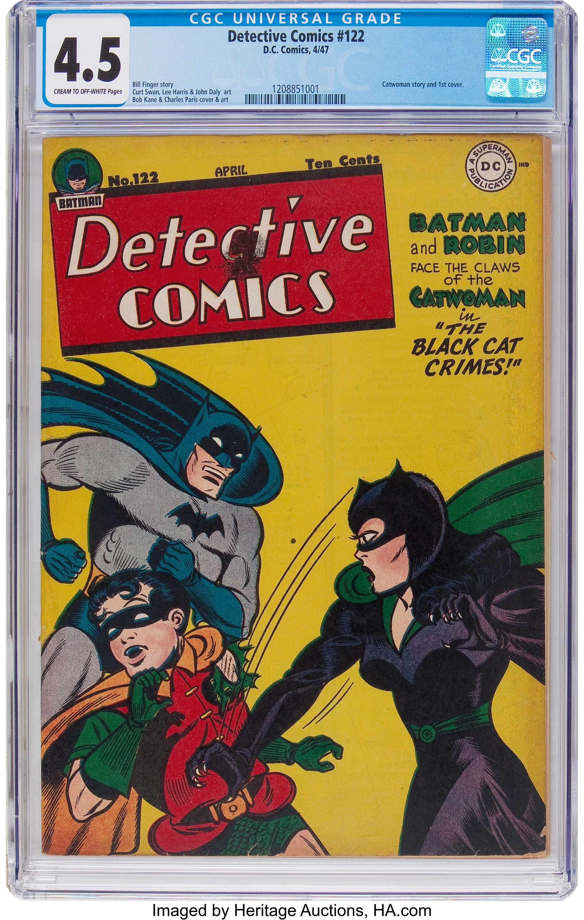 Detective Comics #122 (DC, 1947) CGC VG+ 4.5 Cream to off-white | Lot ...