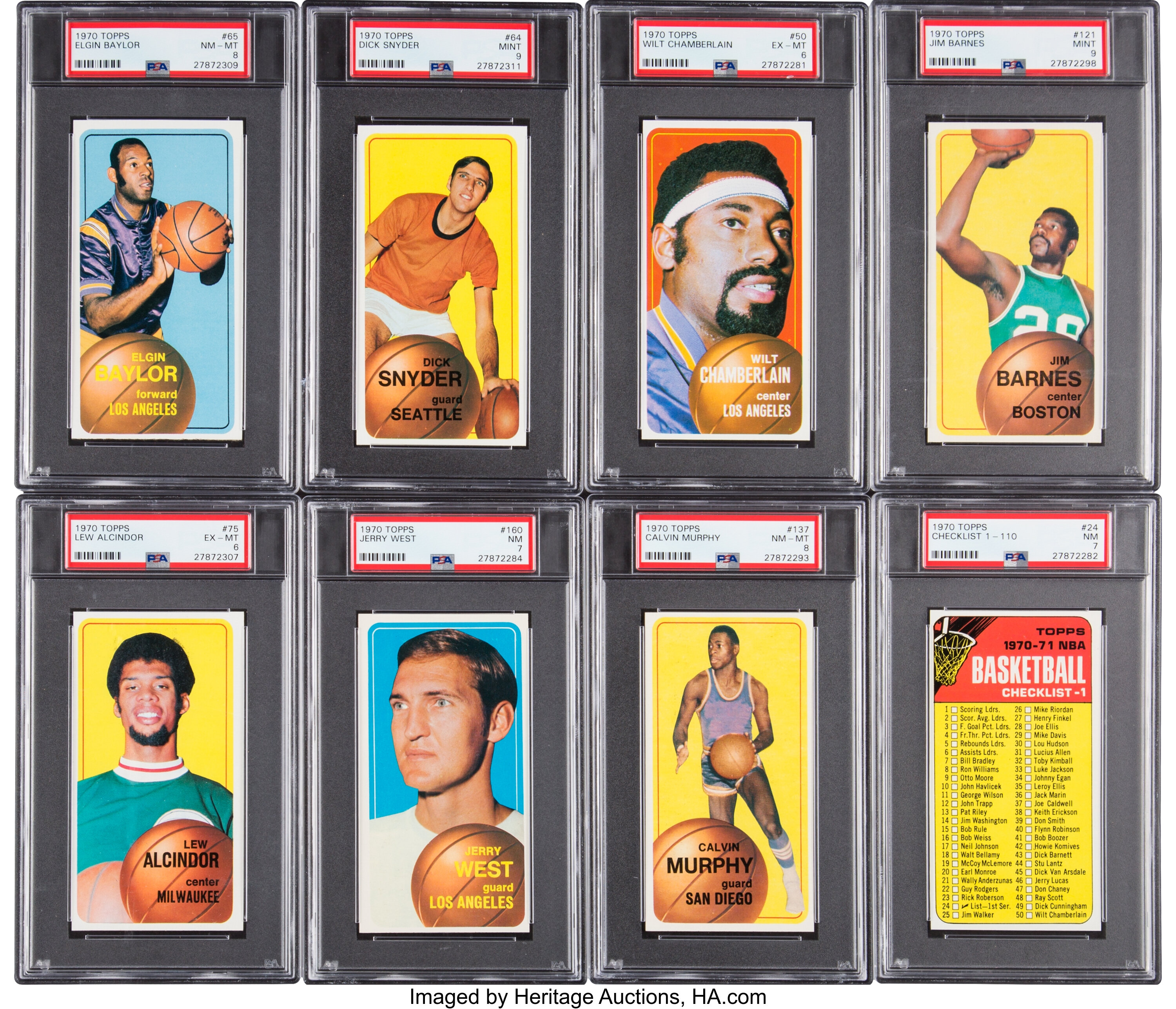 1970 Topps Basketball Vending Hoard (1,250+). ... Basketball Cards ...