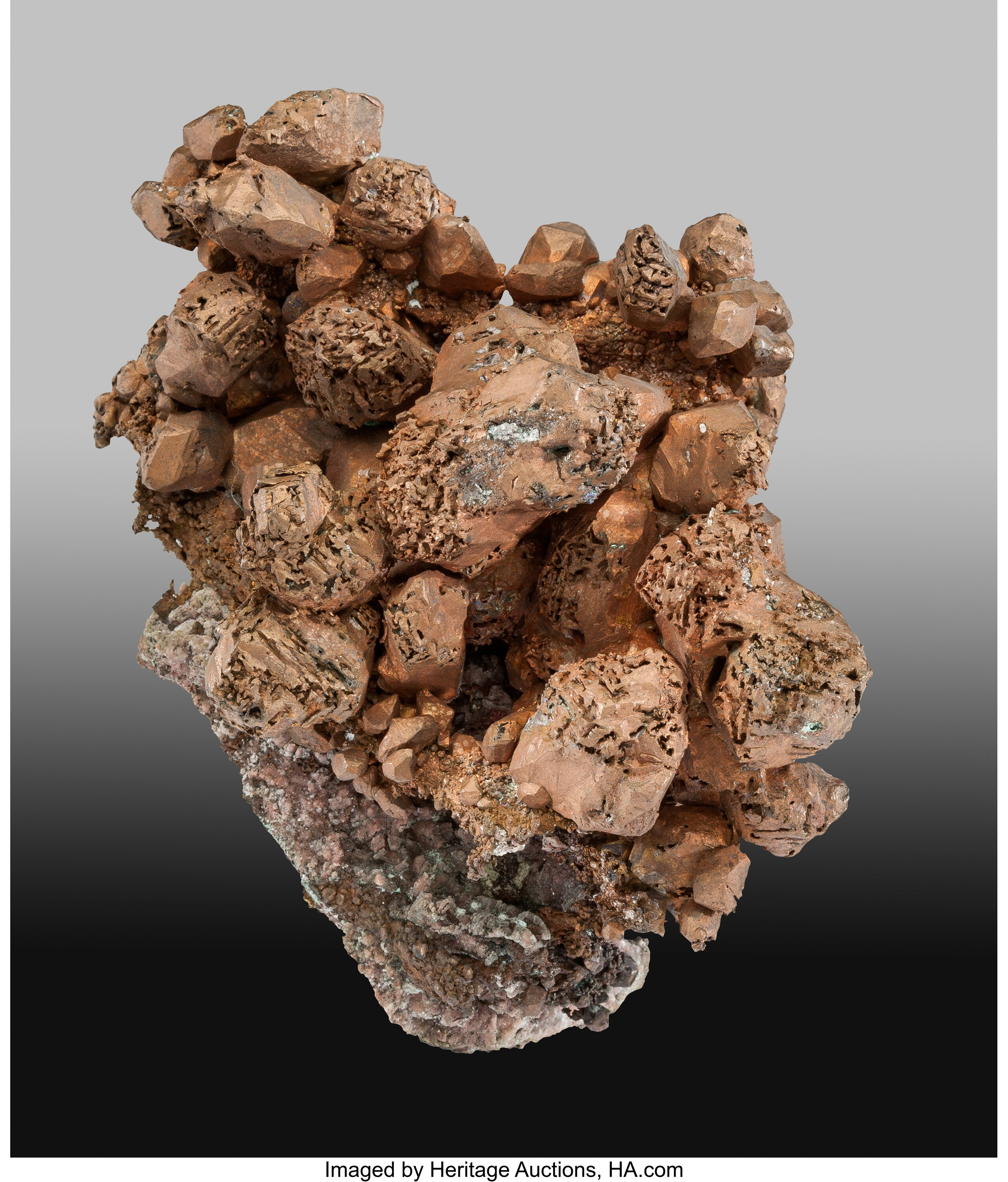 Native Copper. Quincy Mine, Hancock. Houghton Co.. Michigan, USA. | Lot ...
