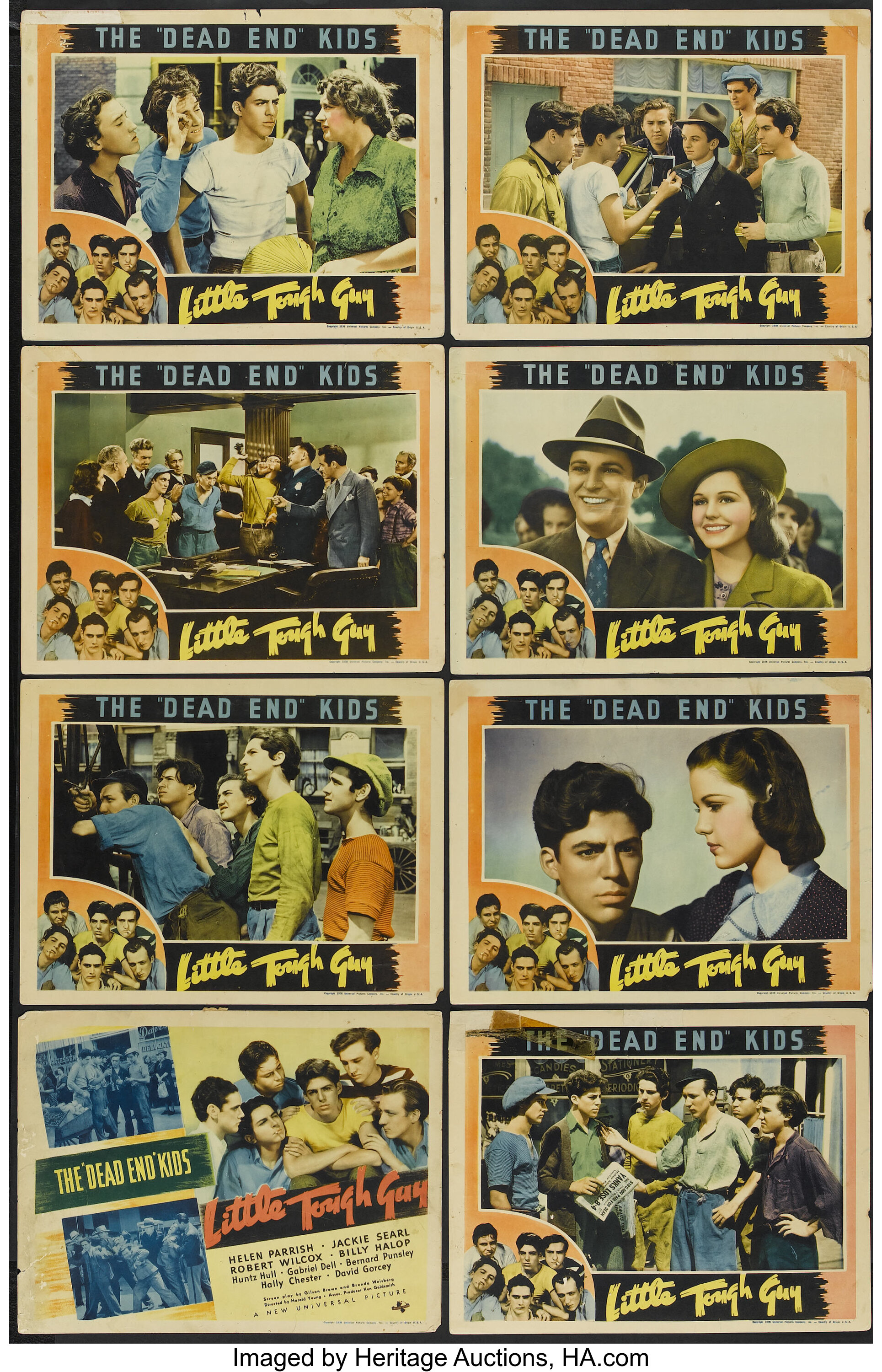 Little Tough Guy (Universal, 1938). Lobby Card Set of 8 (11" X | Lot ...