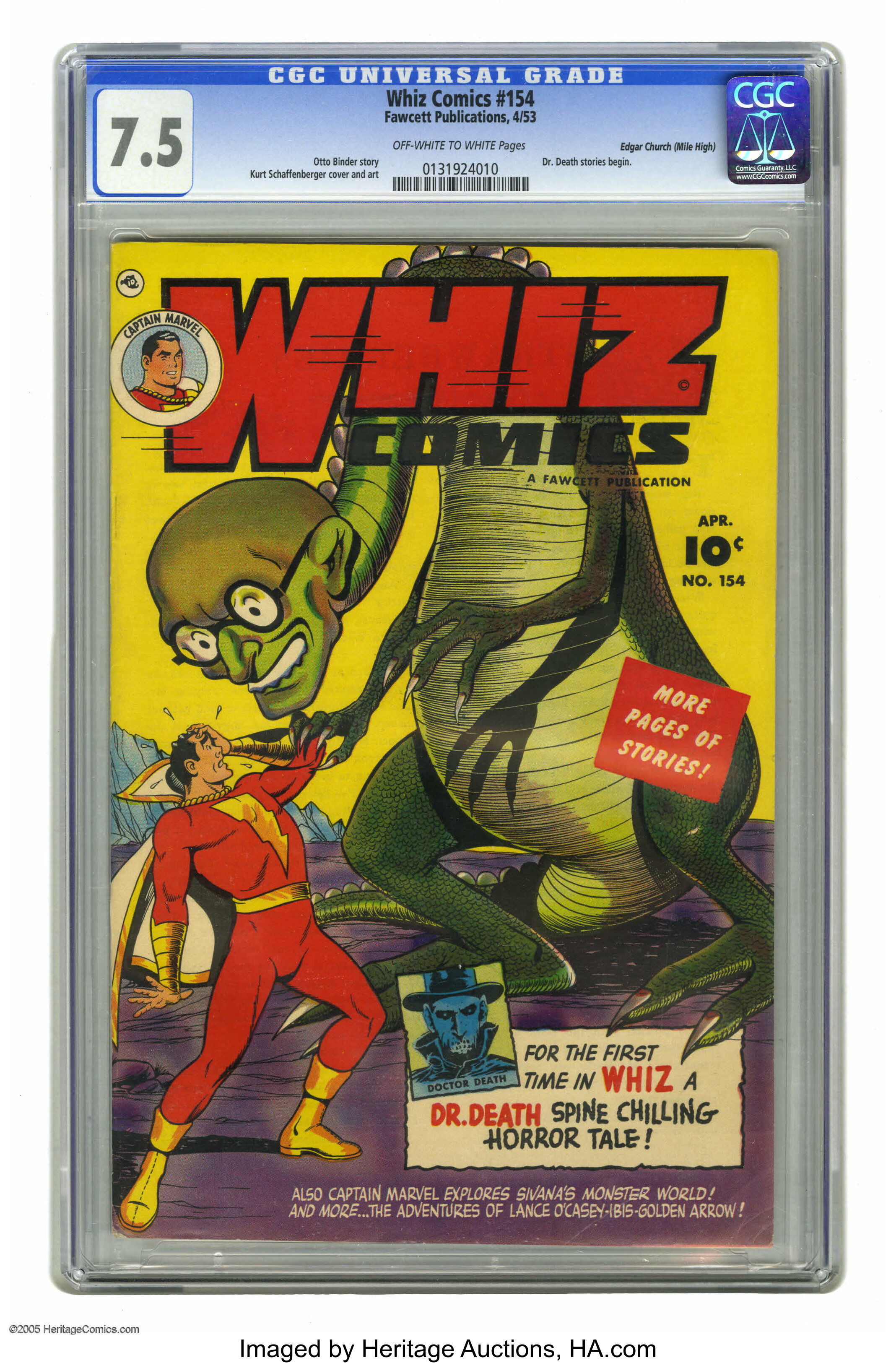 How Much Is Whiz Comics #154 Worth? Browse Comic Prices | Heritage Auctions