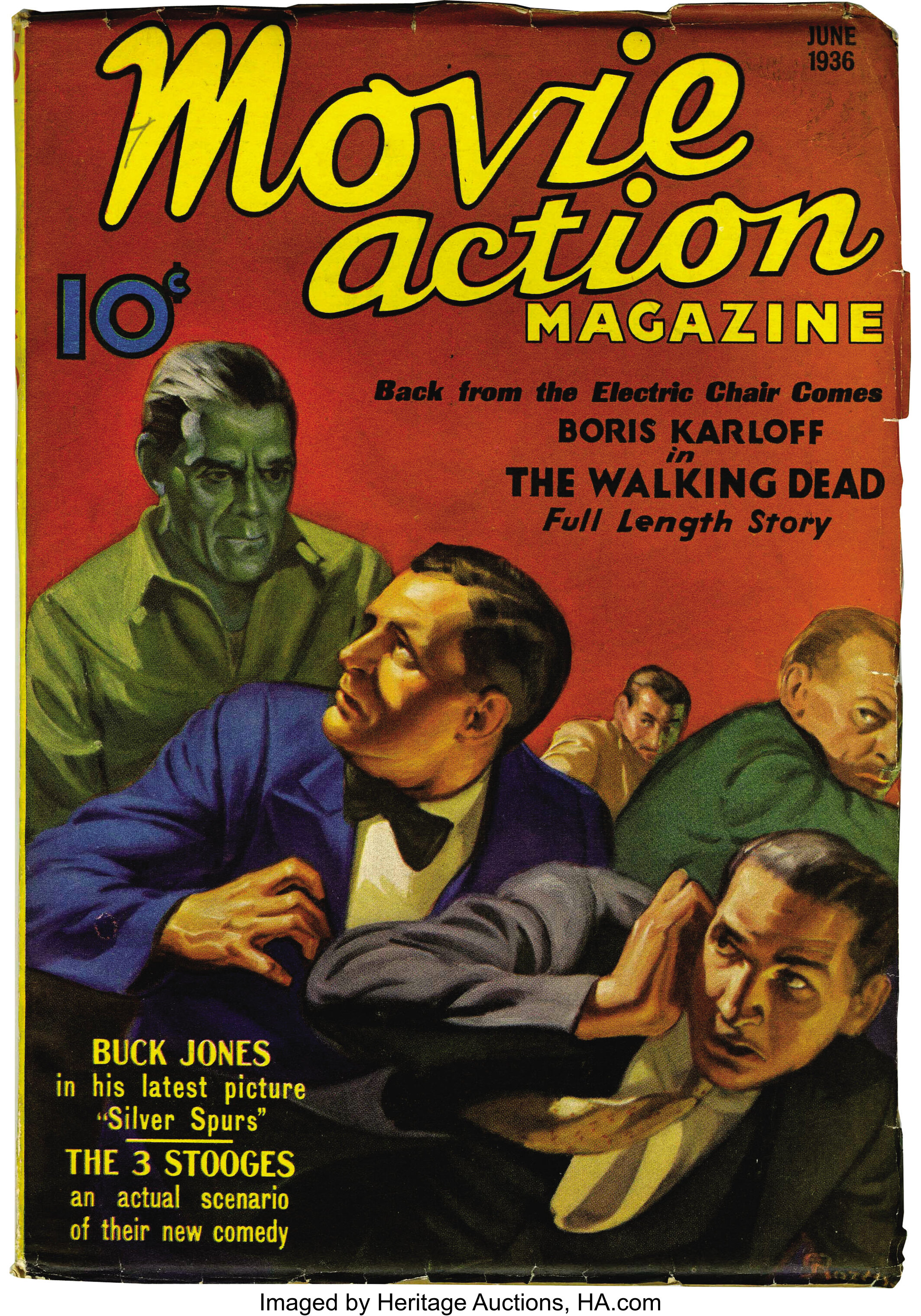 Movie Action Magazine Group (Street & Smith, 1935-36). This lot | Lot ...
