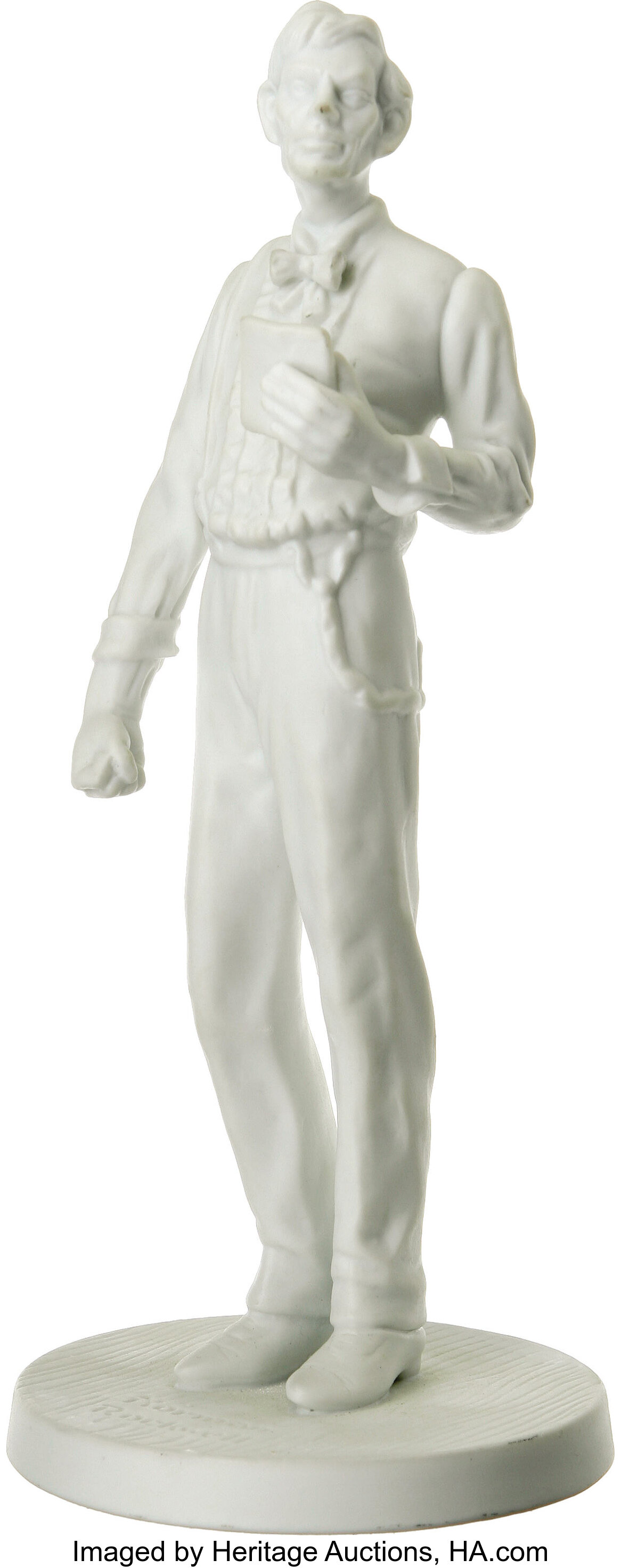 Norman Rockwell Bisque Full Length Statue of Abraham Lincoln as a | Lot ...