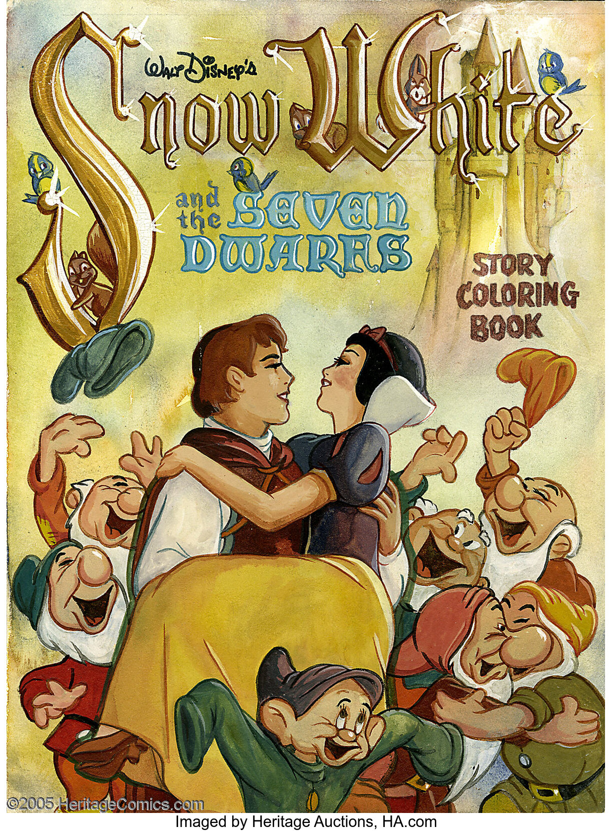 Disney Studio Artist - Snow White and the Seven Dwarfs Story | Lot ...