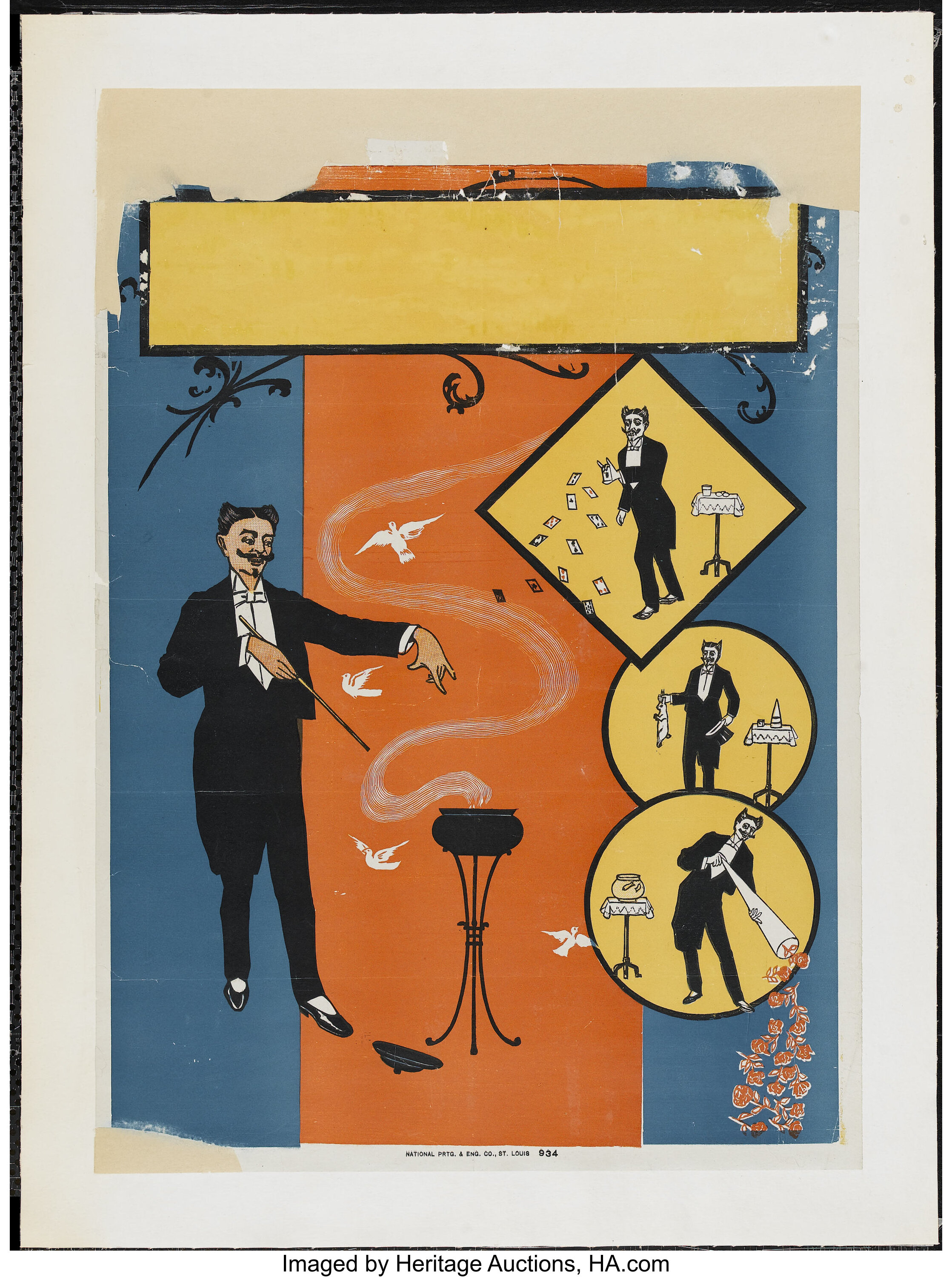 Magic Stock Poster (National Printing & Engraving, 1920s). Poster | Lot ...