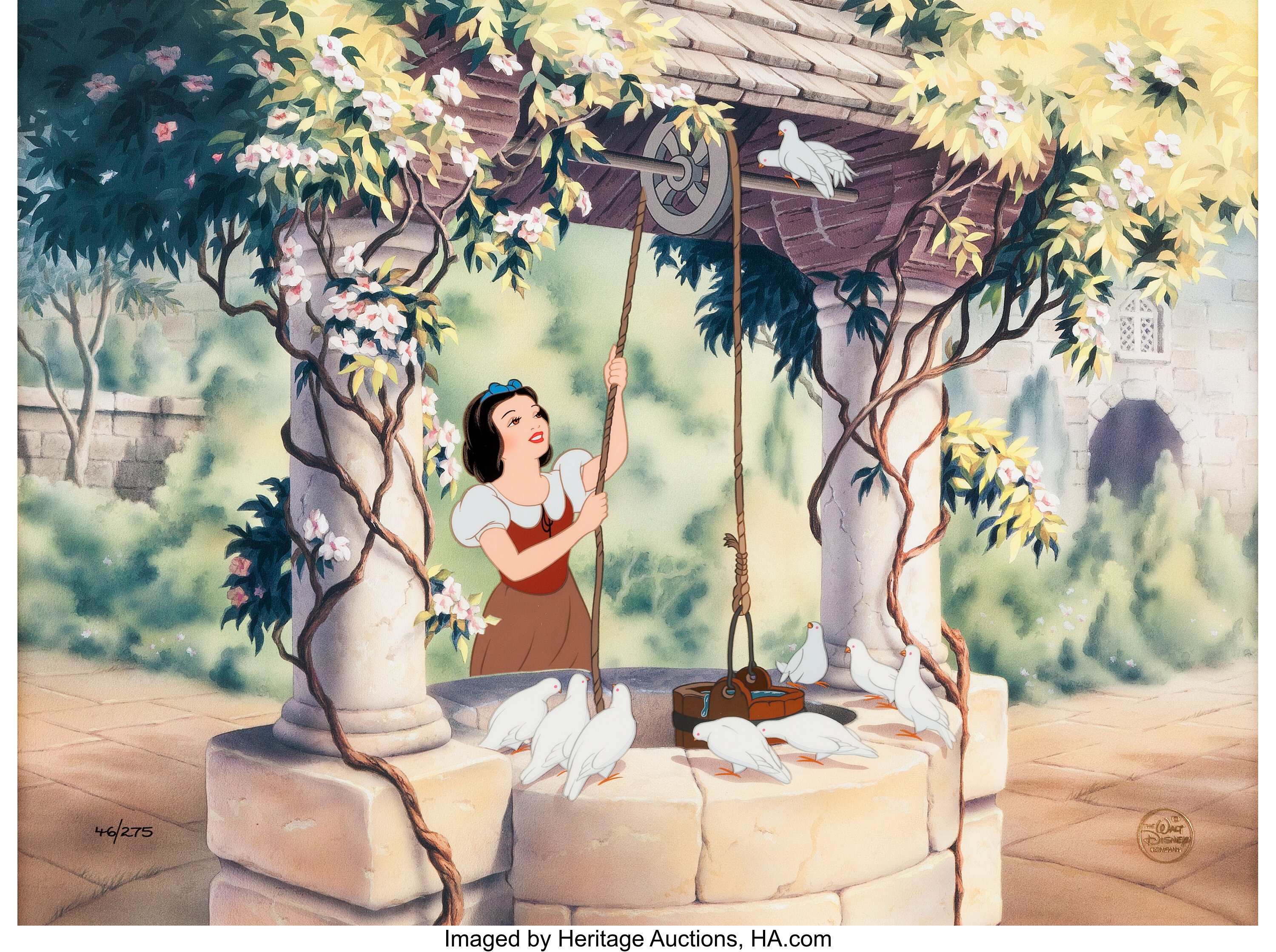 Snow White Limited Edition Sericel #46/275 (The Walt Disney | Lot ...