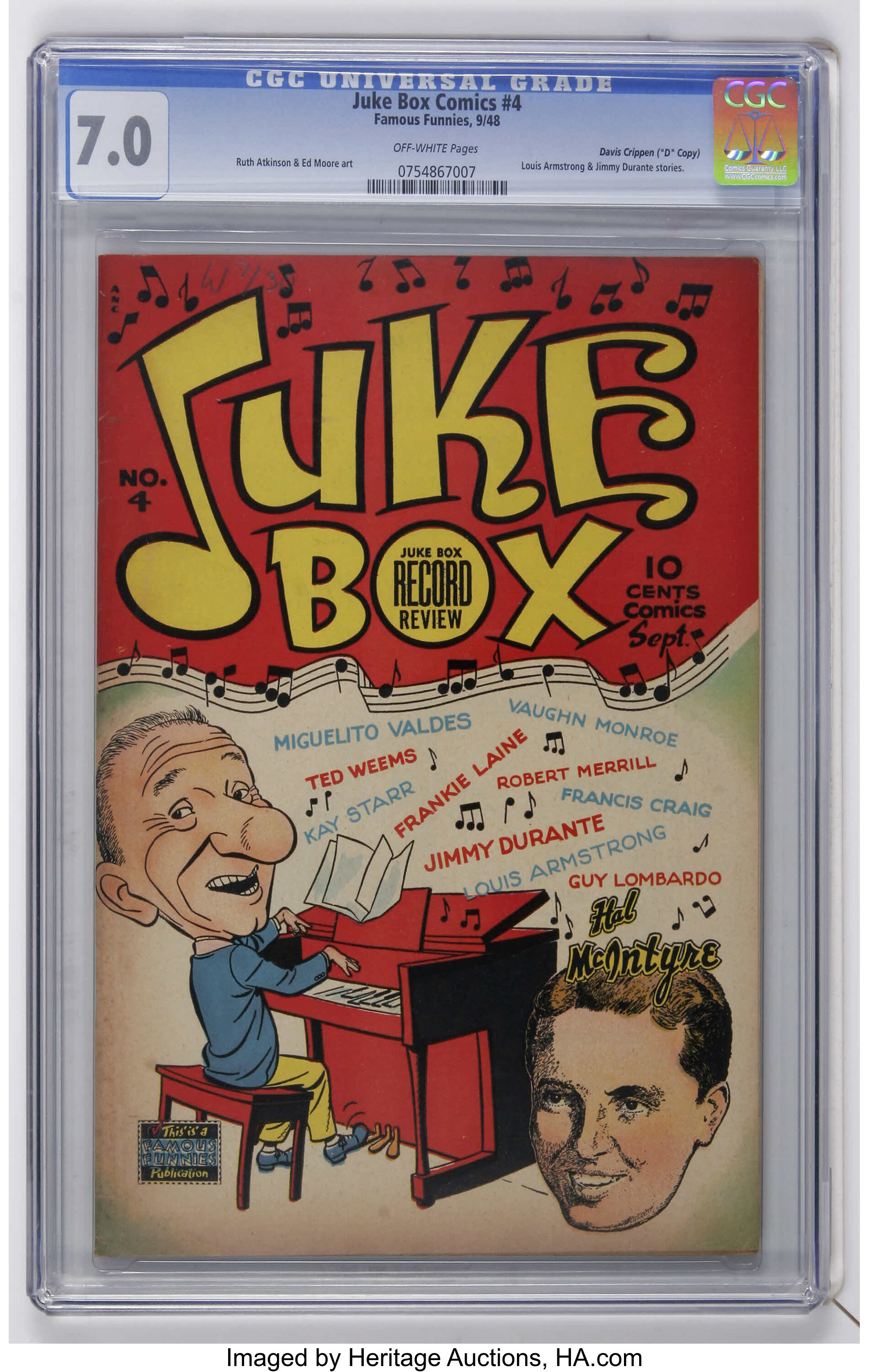 How Much Is Juke Box Comics #4 Worth? Browse Comic Prices | Heritage ...